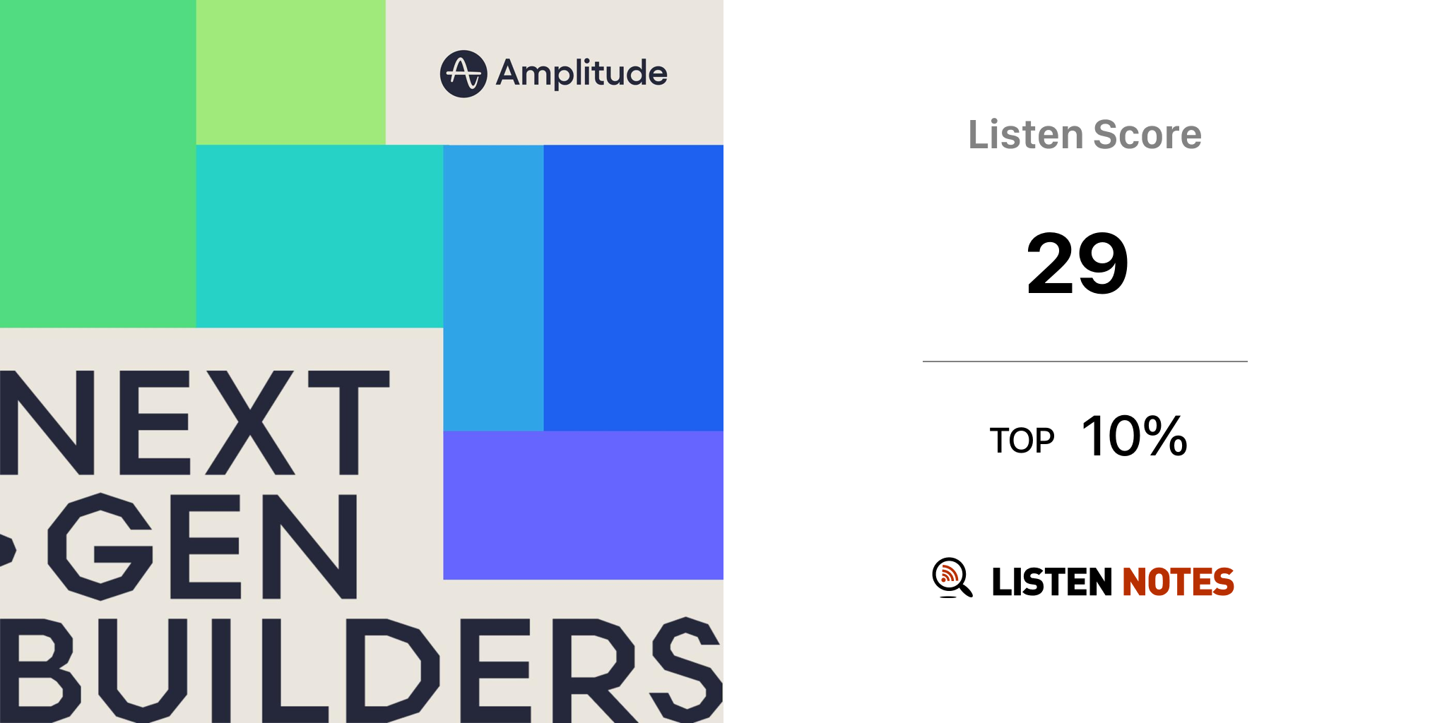 Next Gen Builders (podcast) - Amplitude | Listen Notes