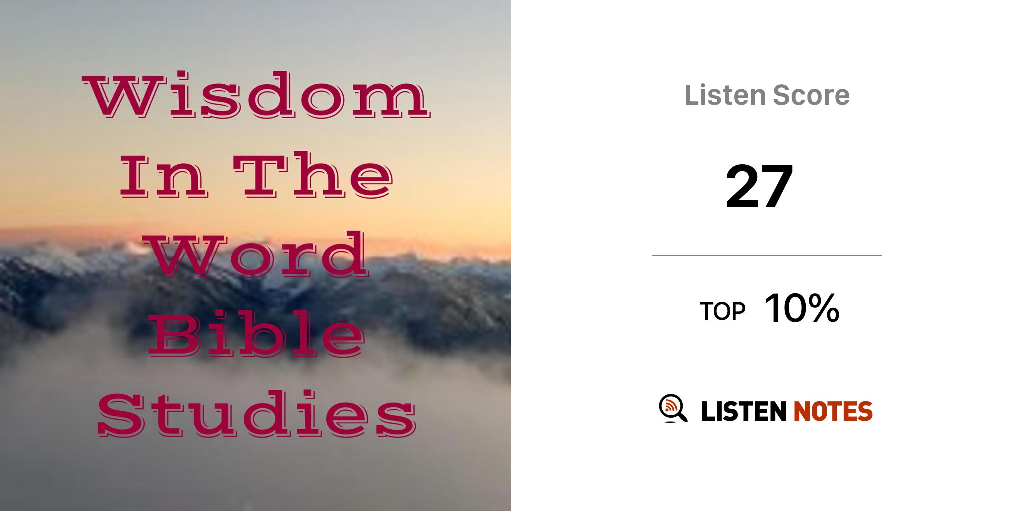 Wisdom In The Word Bible Studies (podcast) - Michael Mendola | Listen Notes