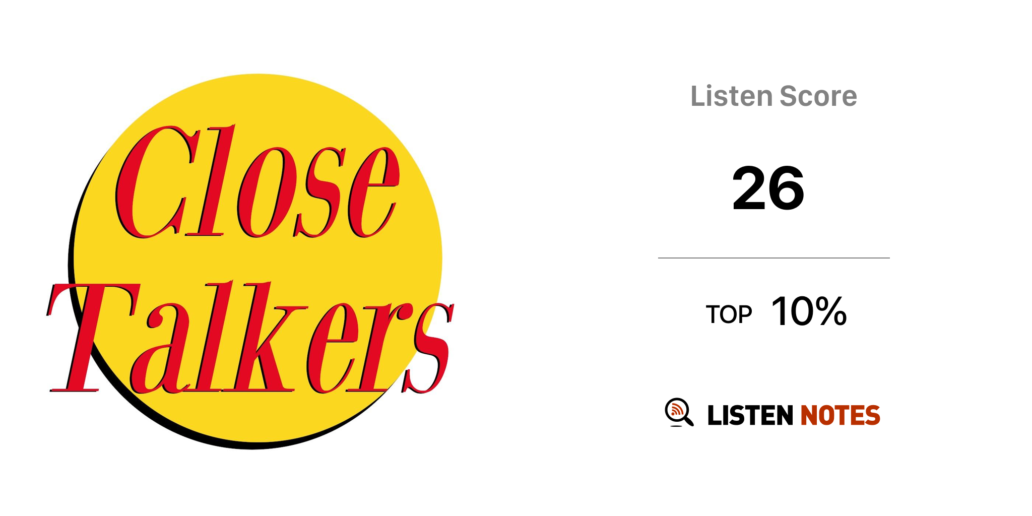 Close Talkers (podcast) - Close Talkers | Listen Notes