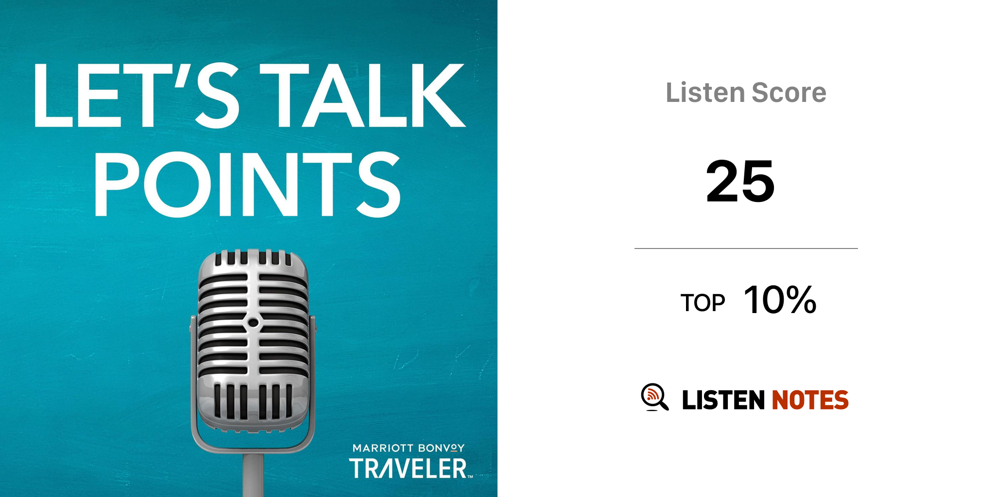 Let's Talk Points (podcast) - Marriott Bonvoy Traveler | Listen Notes