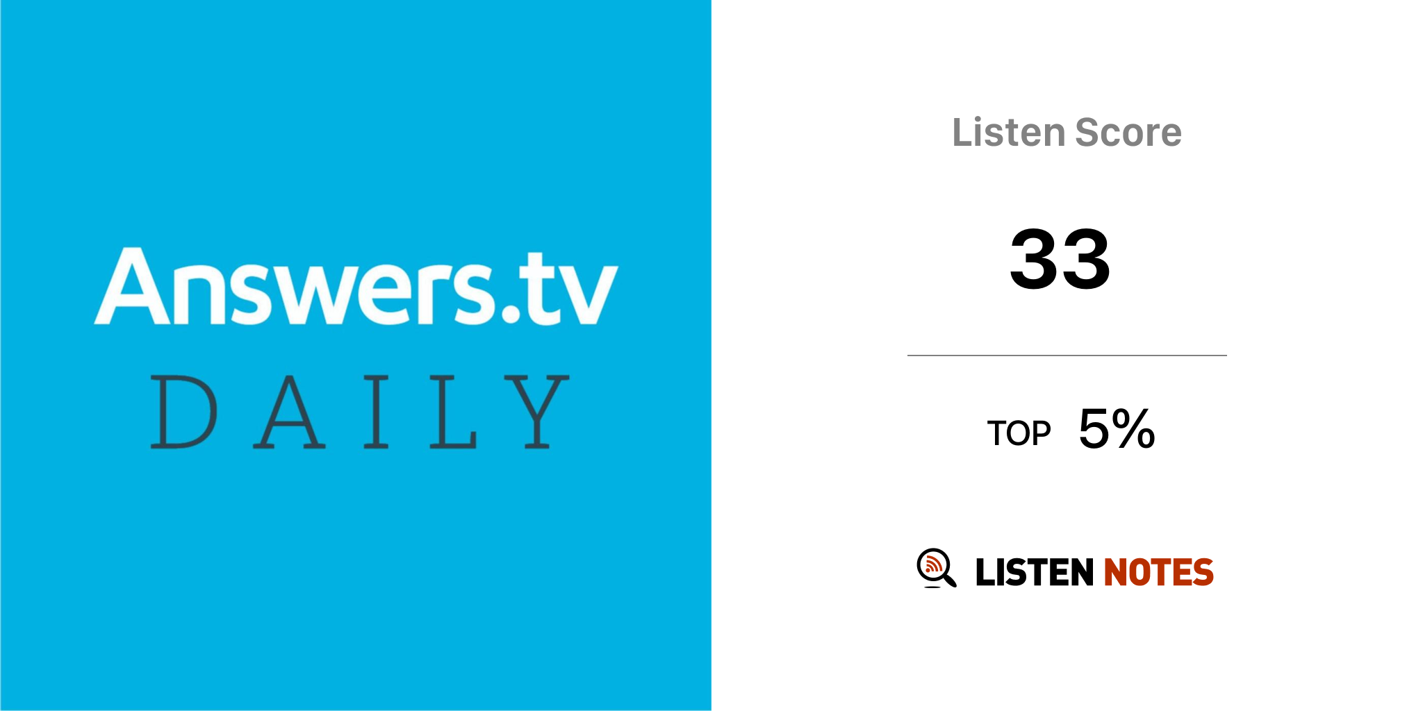 Answers TV Daily (podcast) - Answers TV | Listen Notes