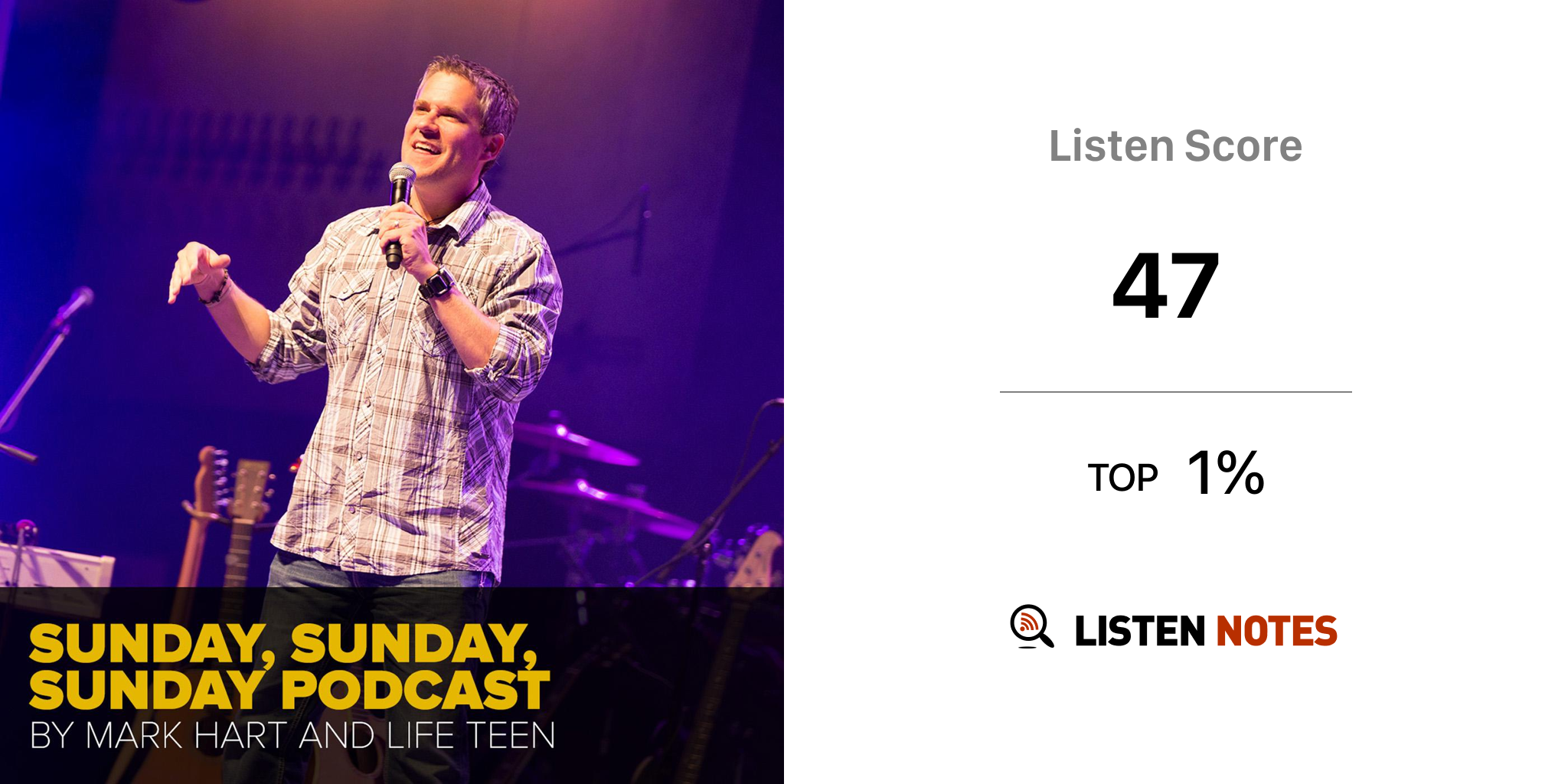 Sunday, Sunday, Sunday Podcast with Mark Hart by Life Teen | Listen Notes