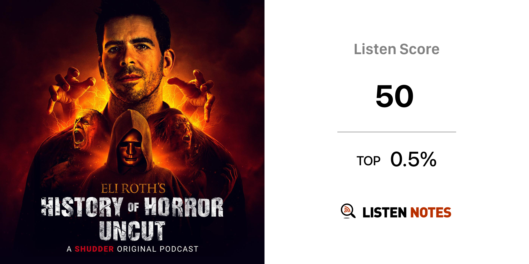 Eli Roth’s History of Horror: Uncut (pódcast) - Shudder | Listen Notes