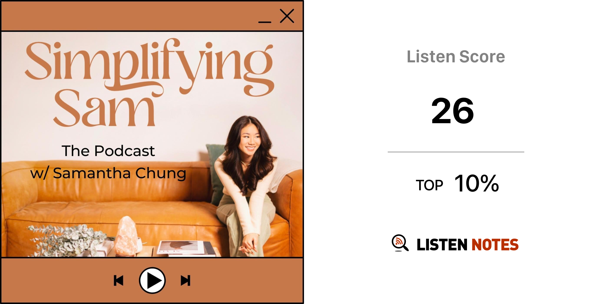 Simplifying Sam - The Shortcast! (podcast) - Samantha Chung | Listen Notes