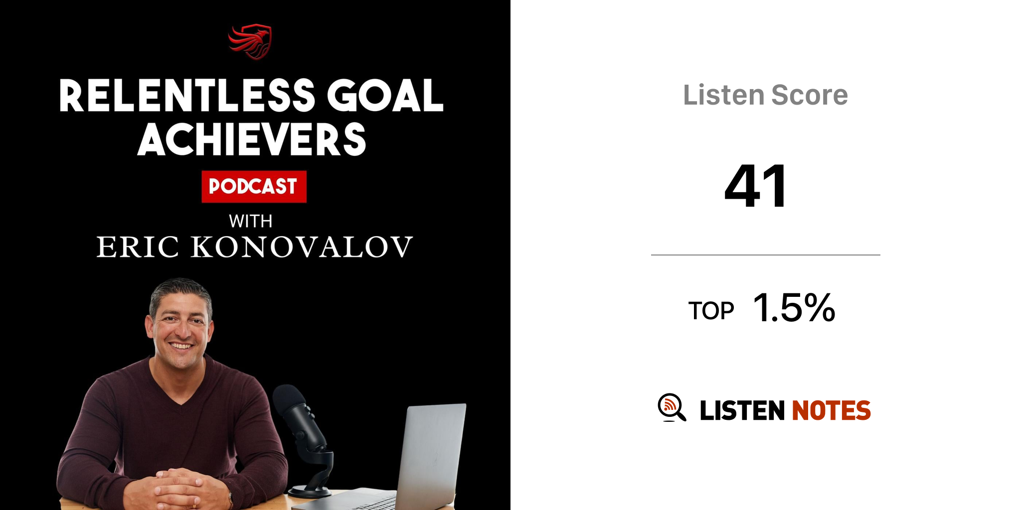 Relentless Goal Achievers (podcast) - Eric Konovalov | Listen Notes