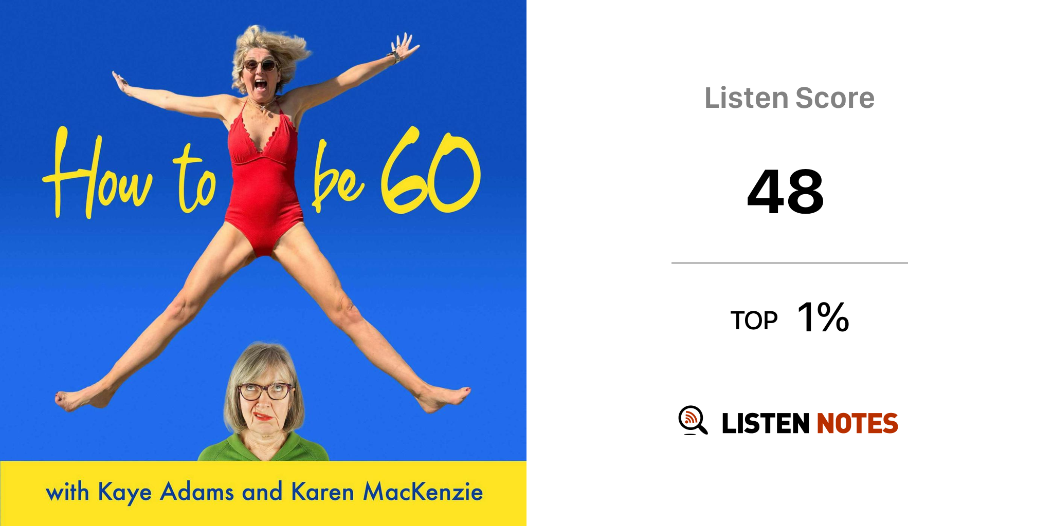 How To Be 60 with Kaye Adams (podcast) - Kaye Adams | Listen Notes