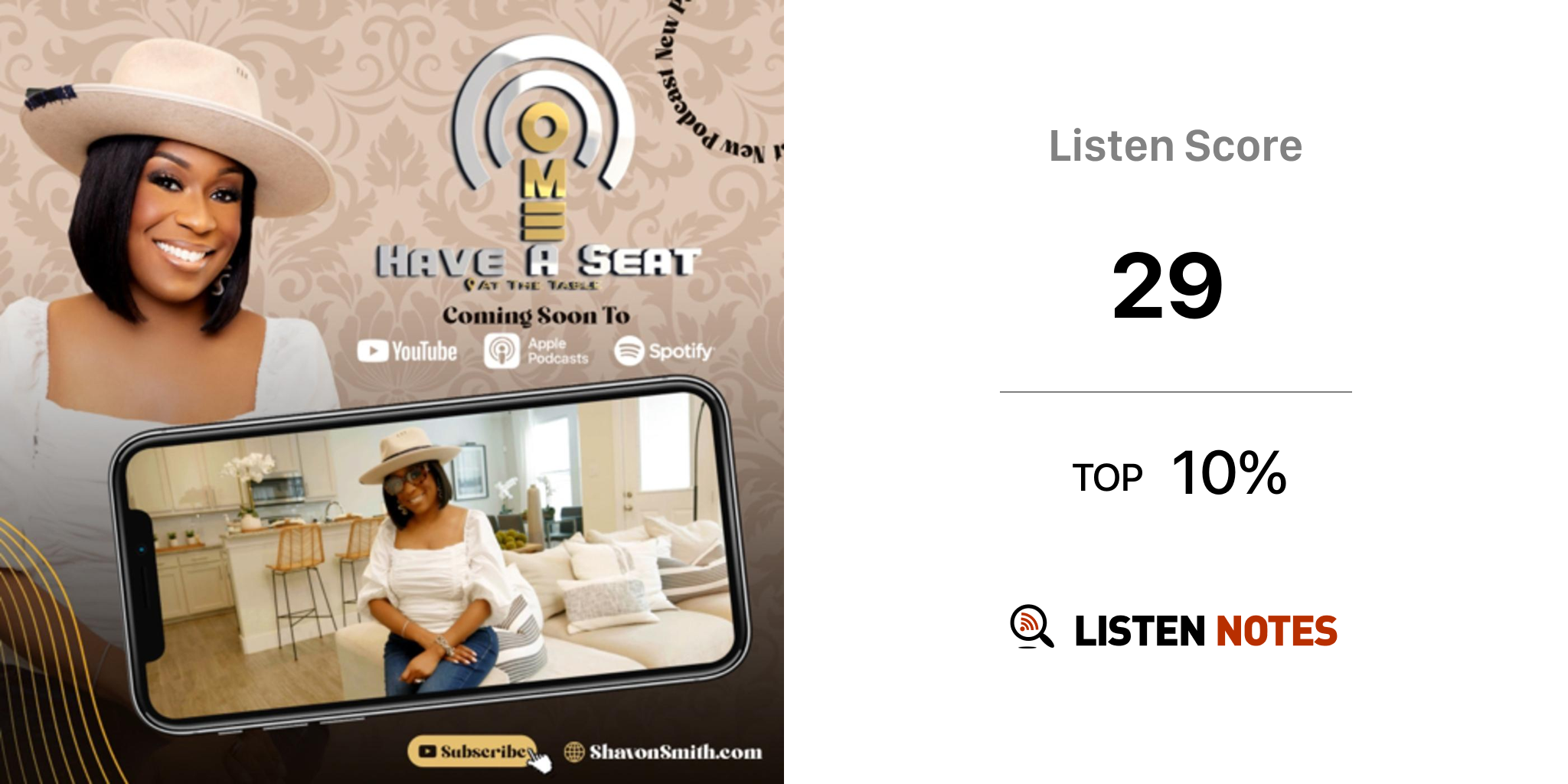 Come Have A Seat At The Table (podcast) - Shavon Smith | Listen Notes