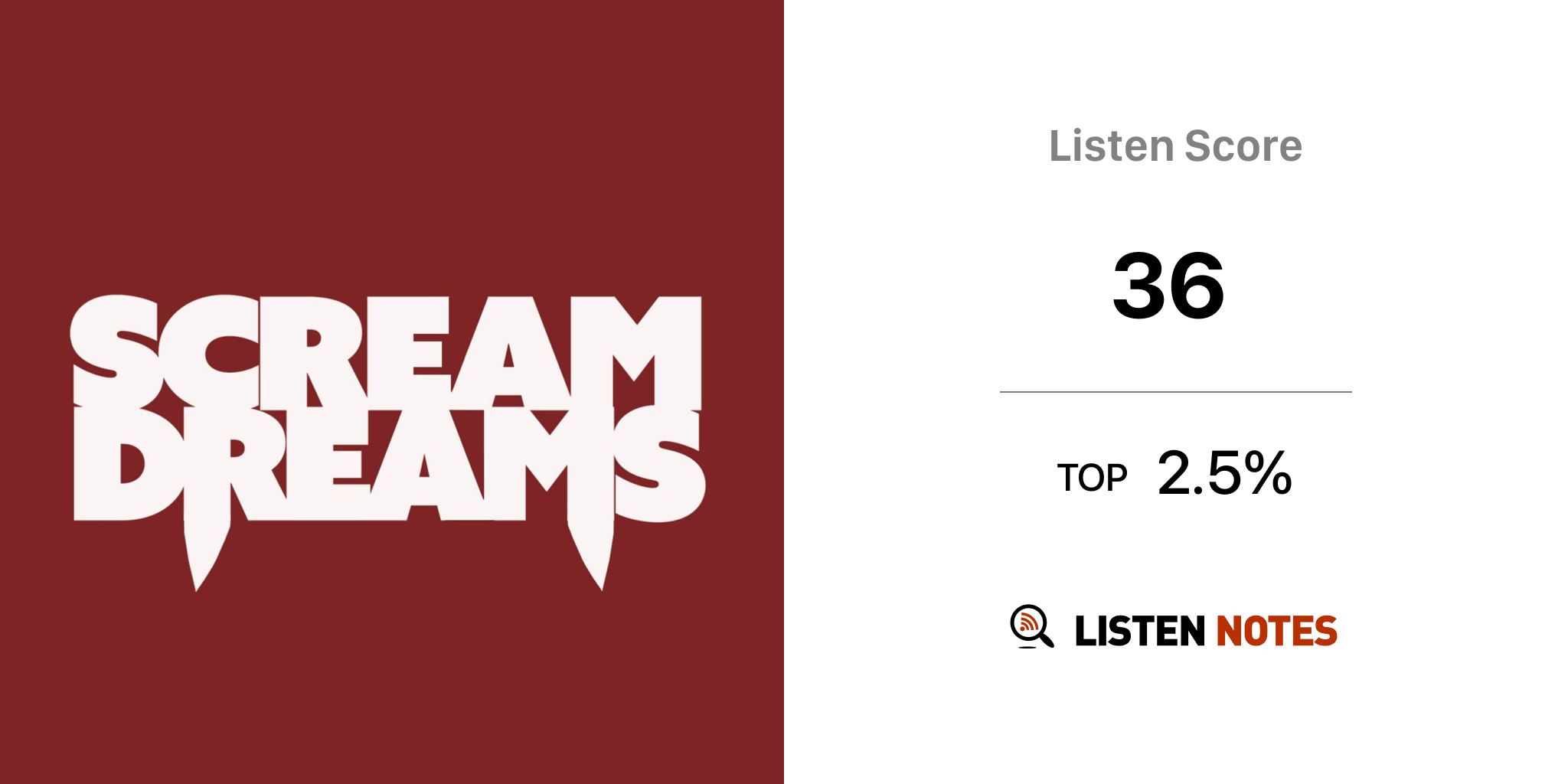 Scream Dreams (podcast) - Scream Dreams | Listen Notes