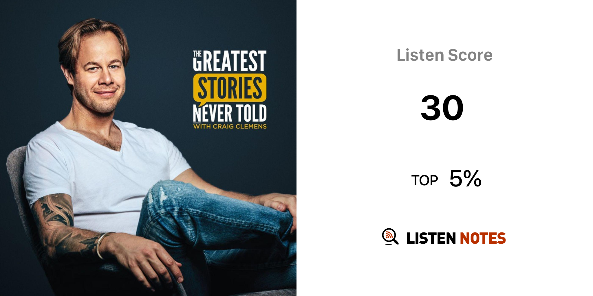 The Greatest Stories Never Told (podcast) - Craig Clemens, Roger Love ...