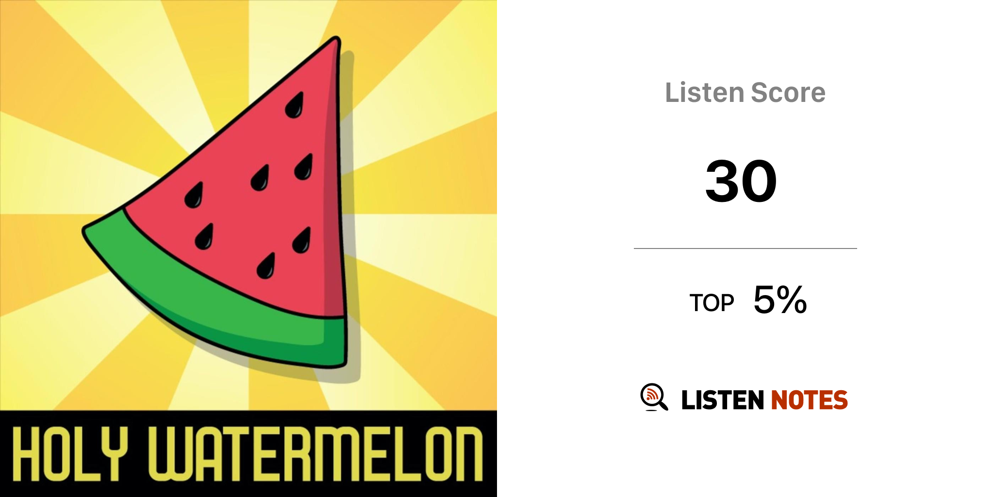 Holy Watermelon (podcast) - Holy Watermelon | Listen Notes