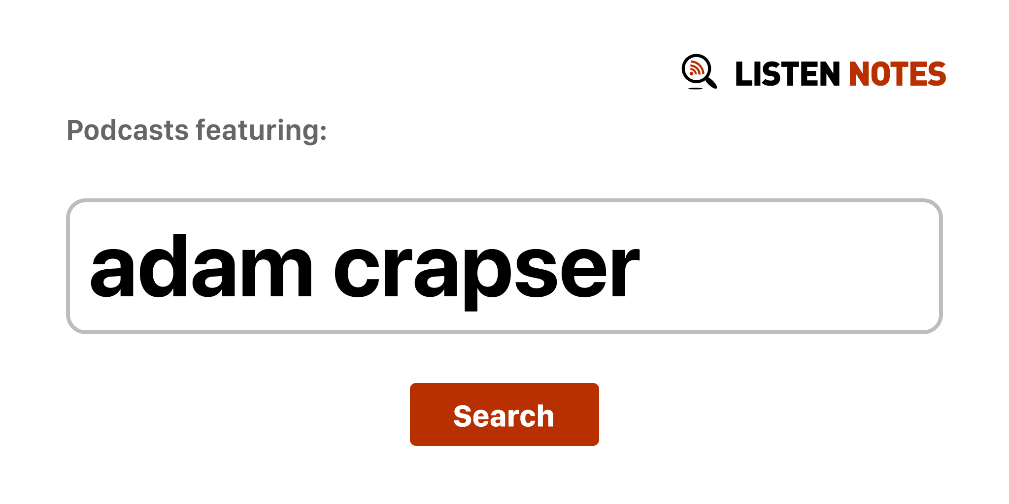 Adam Crapser - Meilleurs épisodes de podcast
