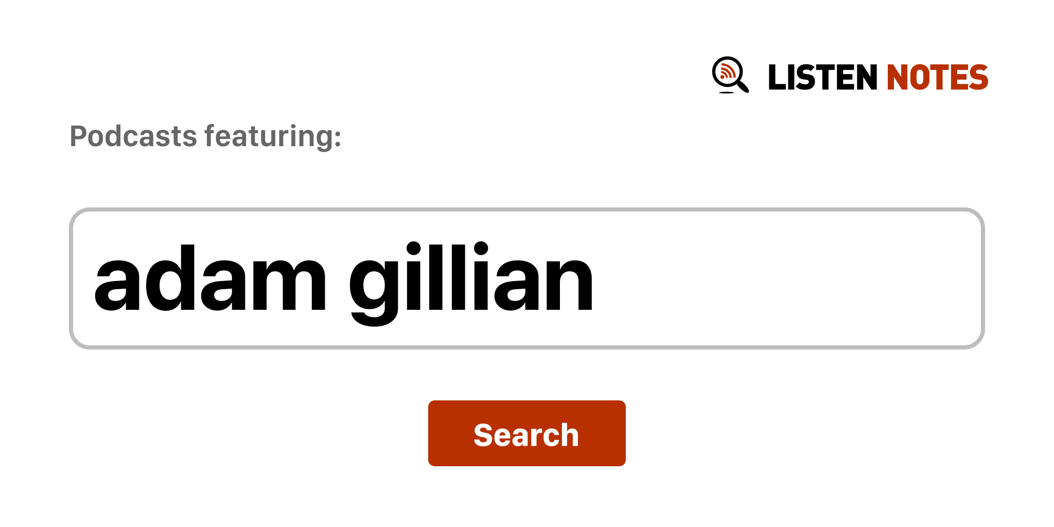 Adam Gillian - Top podcast episodes