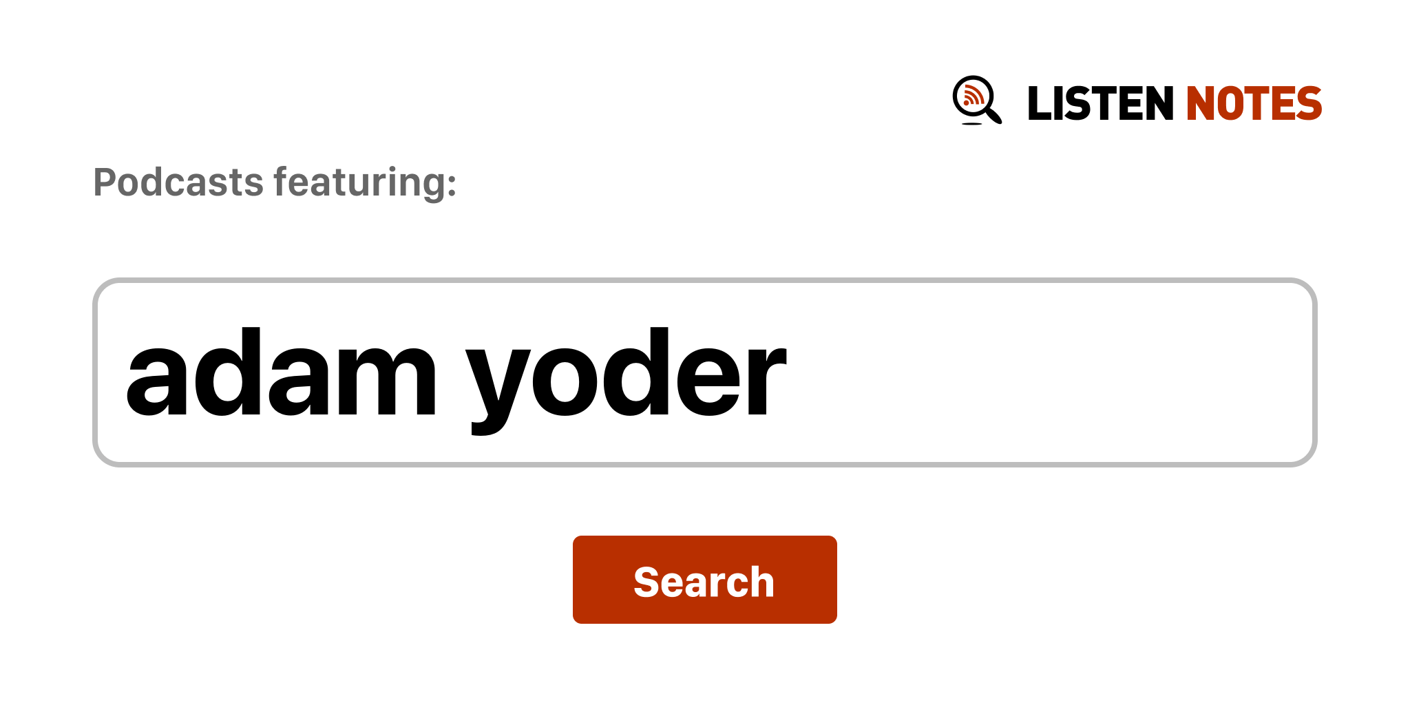 Adam Yoder - أهم حلقات البودكاست