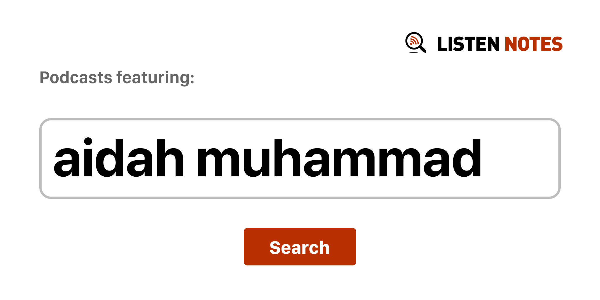 Aidah Muhammad - Top podcast episodes