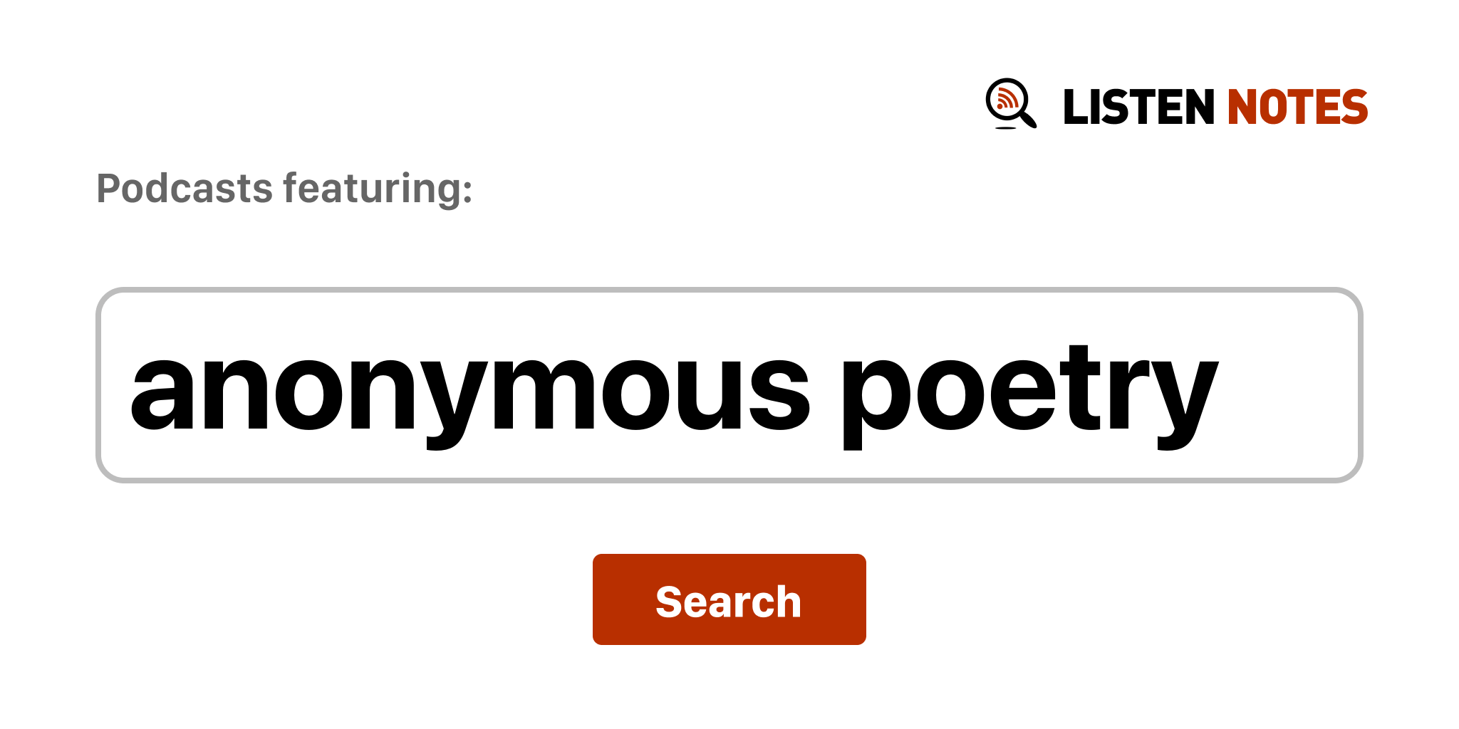 Anonymous Poetry - Top podcast episodes