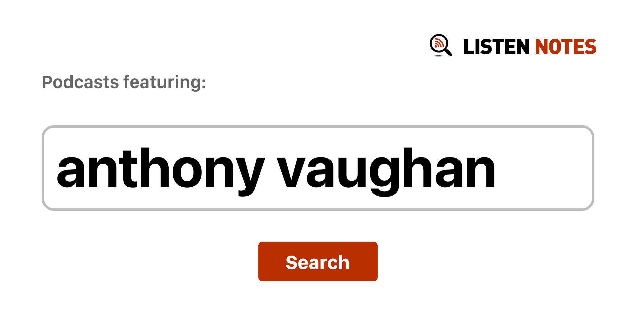 Anthony Vaughan - Top podcast episodes