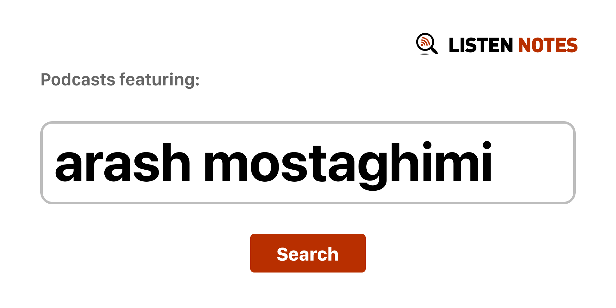 Arash Mostaghimi - Top podcast episodes