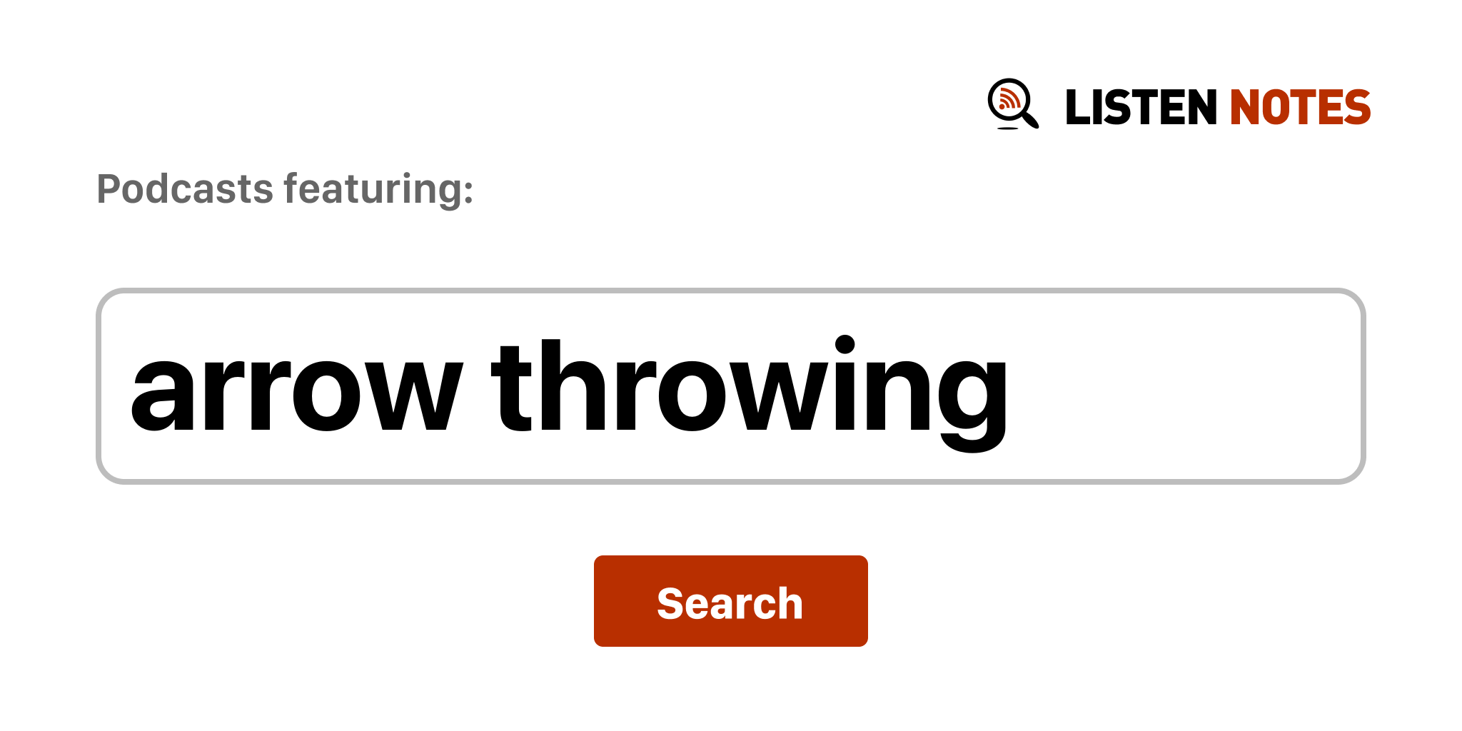 Arrow Throwing - Top podcast episodes