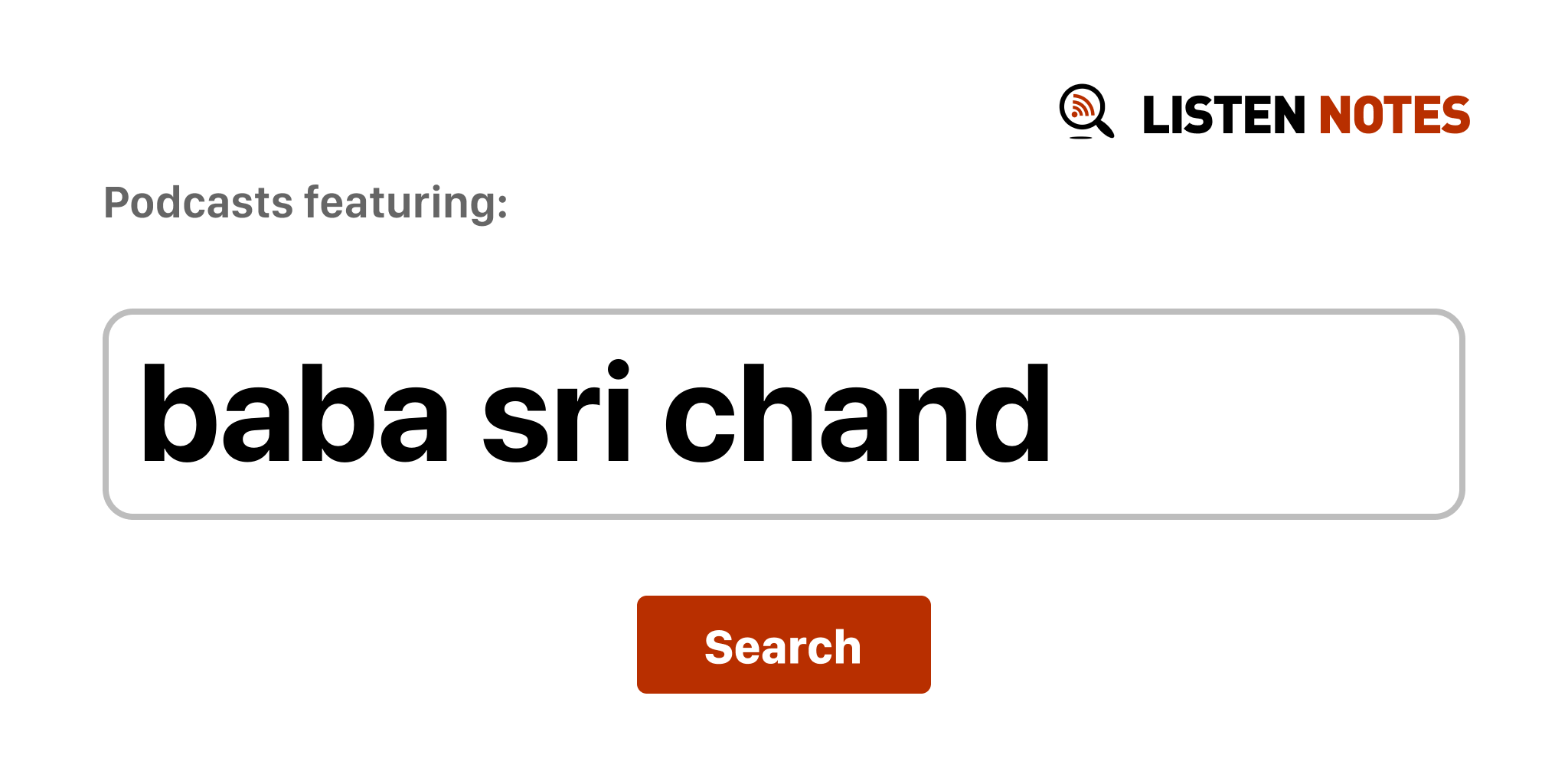 Baba Sri Chand - Episode podcast teratas