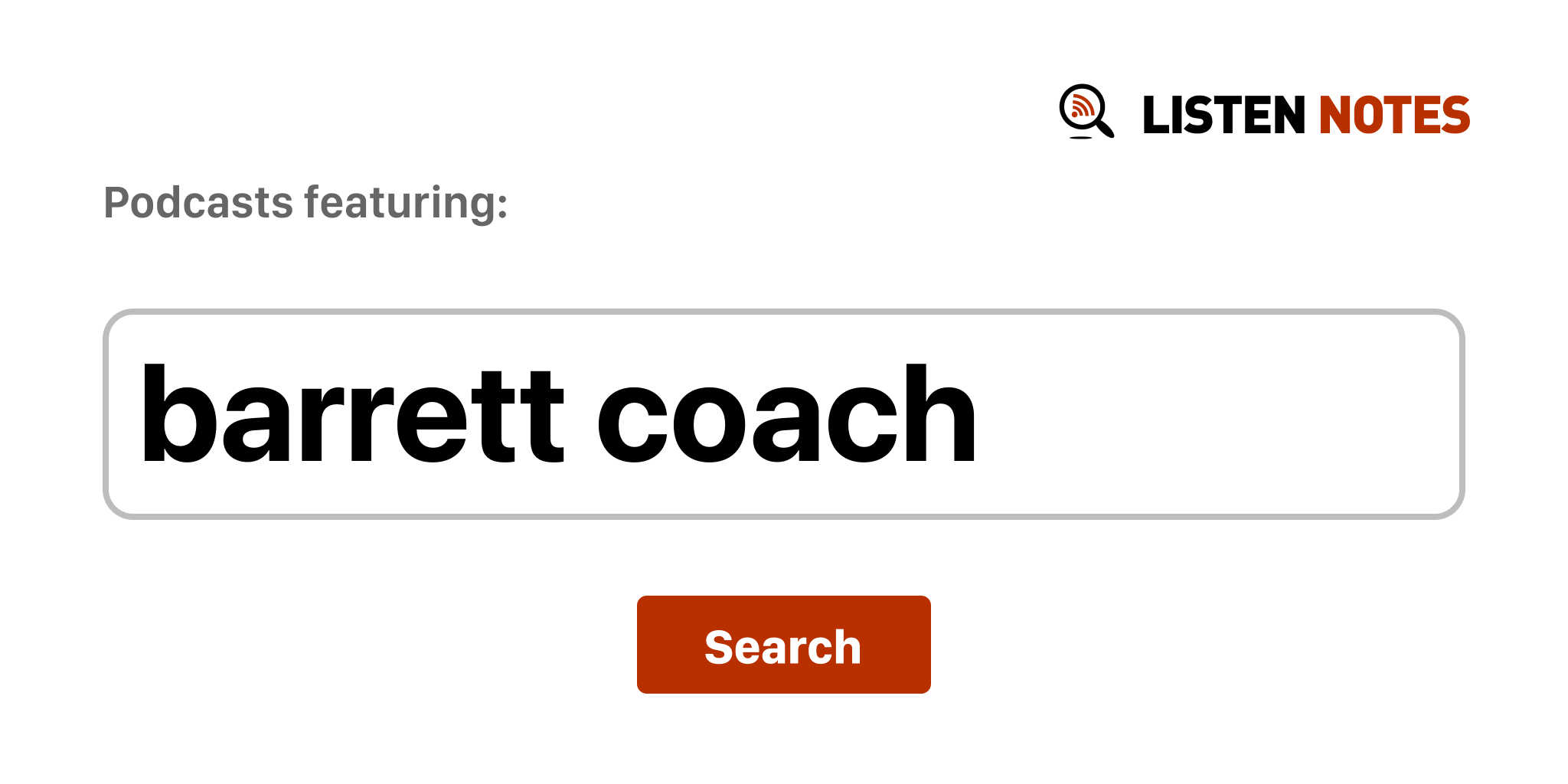 Barrett Coach - Top podcast episodes
