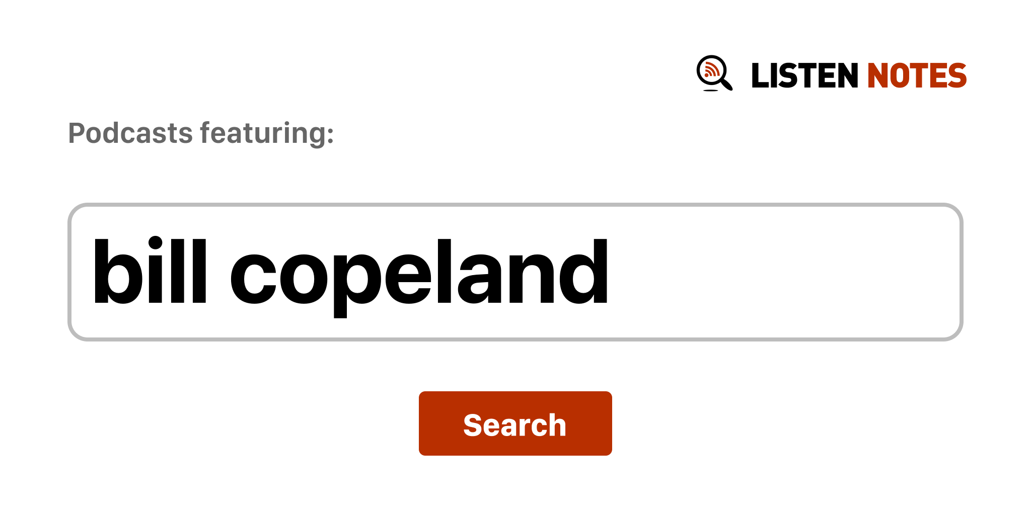 Bill Copeland - Top podcast episodes
