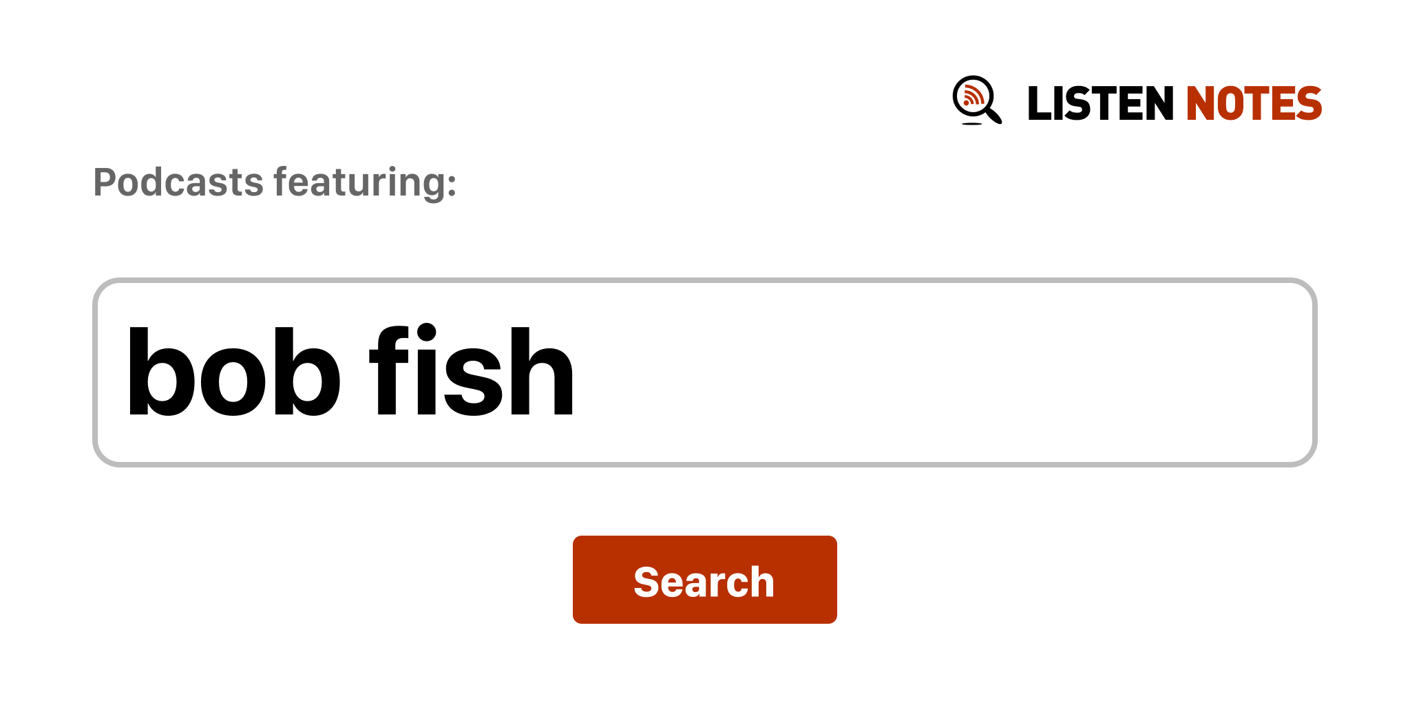 Bob Fish - Top podcast episodes