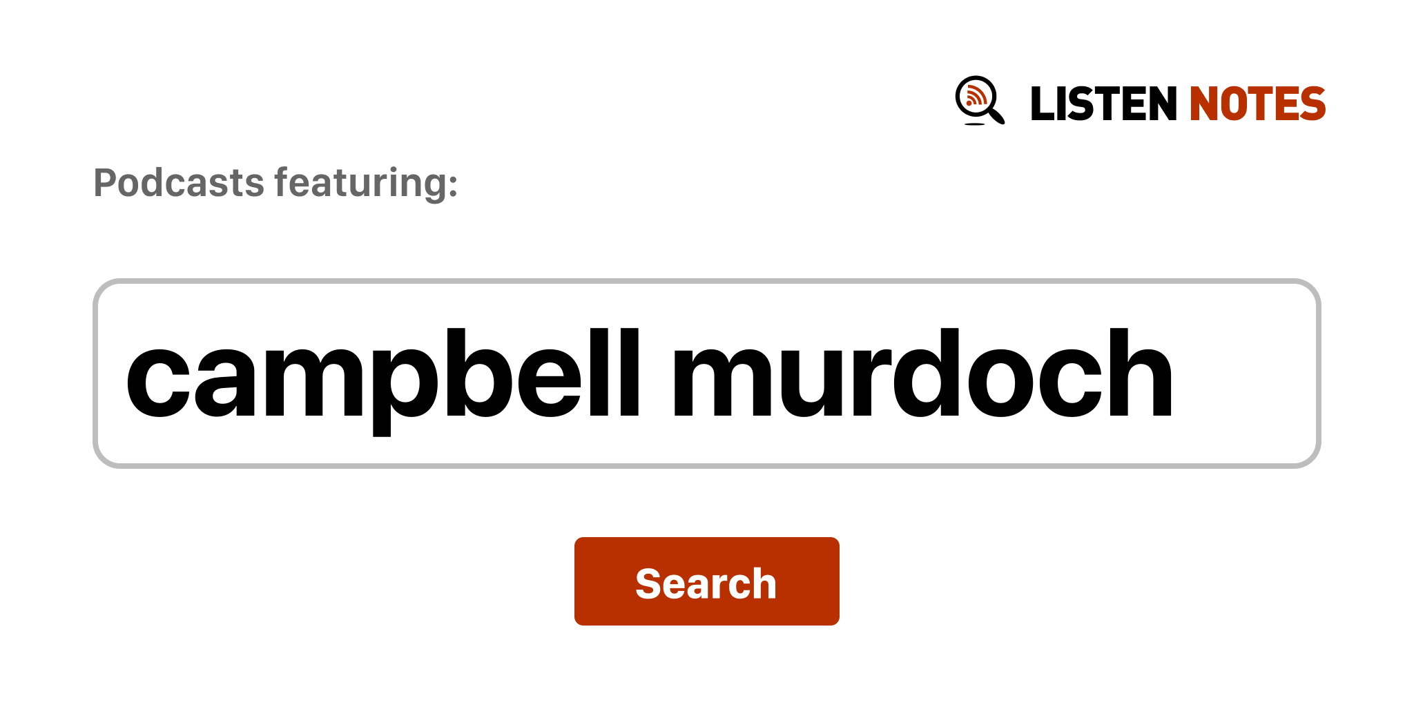 Campbell Murdoch - Top podcast episodes