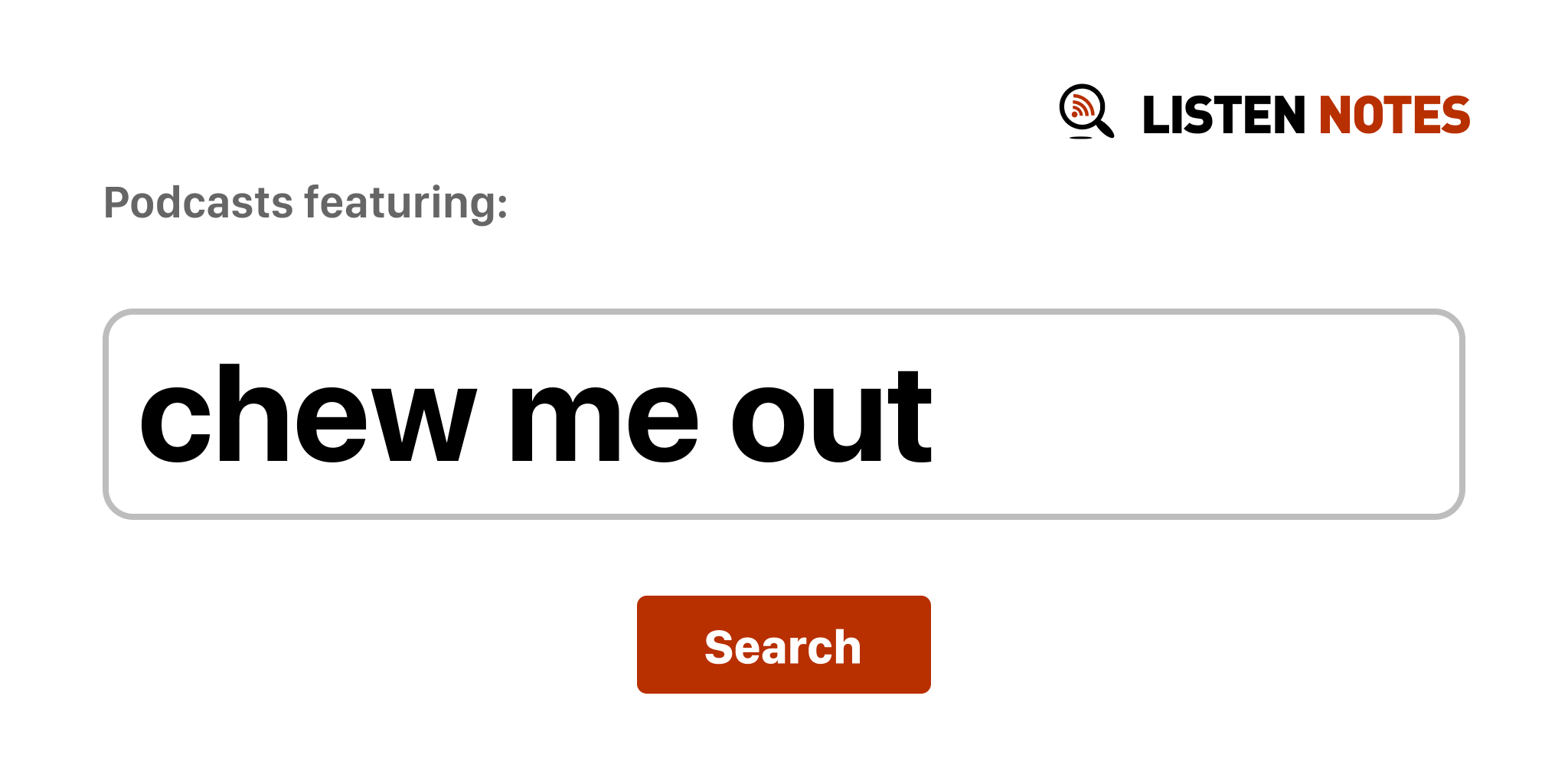 Chew Me Out - Principales episodios de podcast