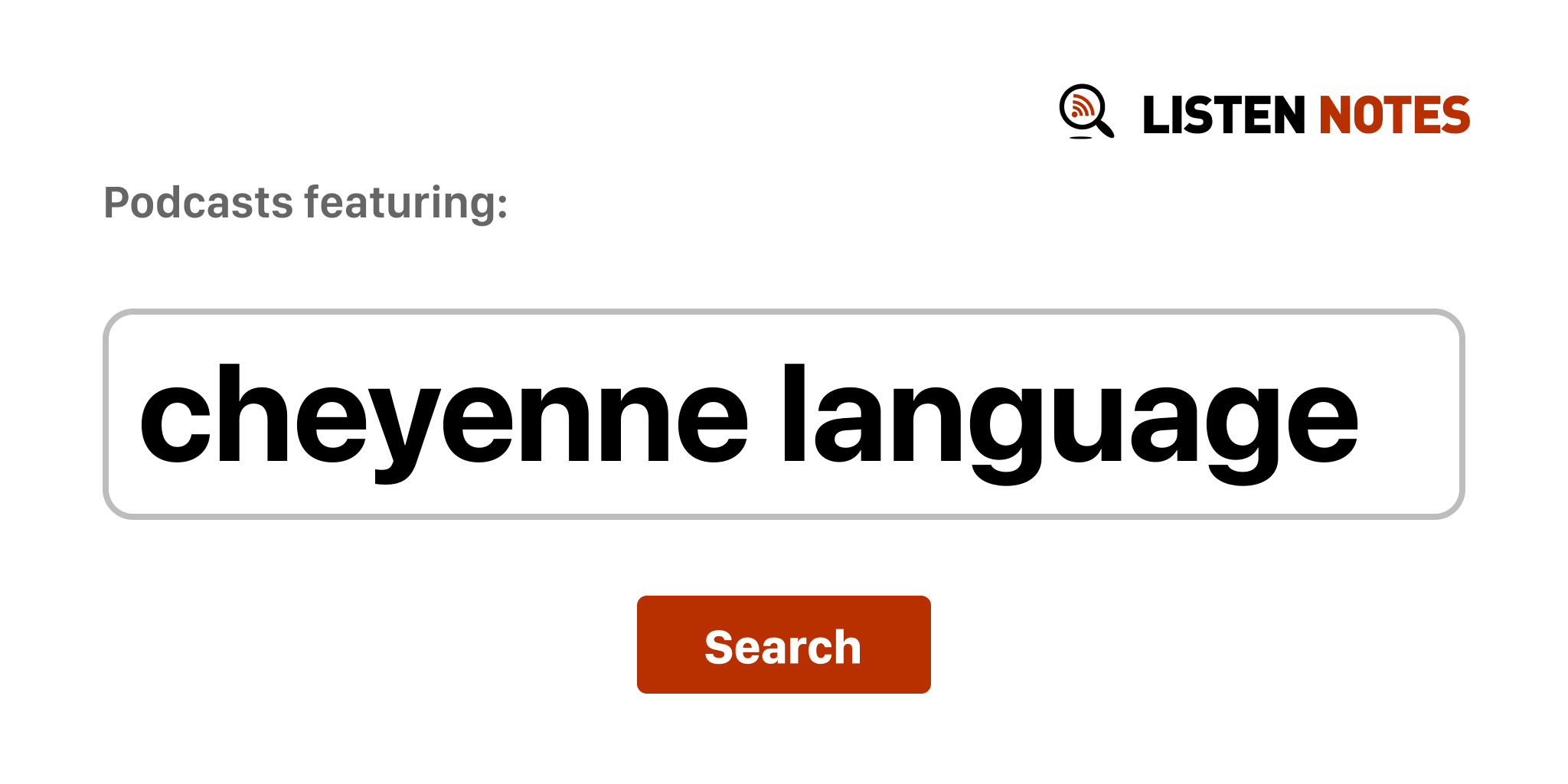 Cheyenne Language - Episode podcast teratas