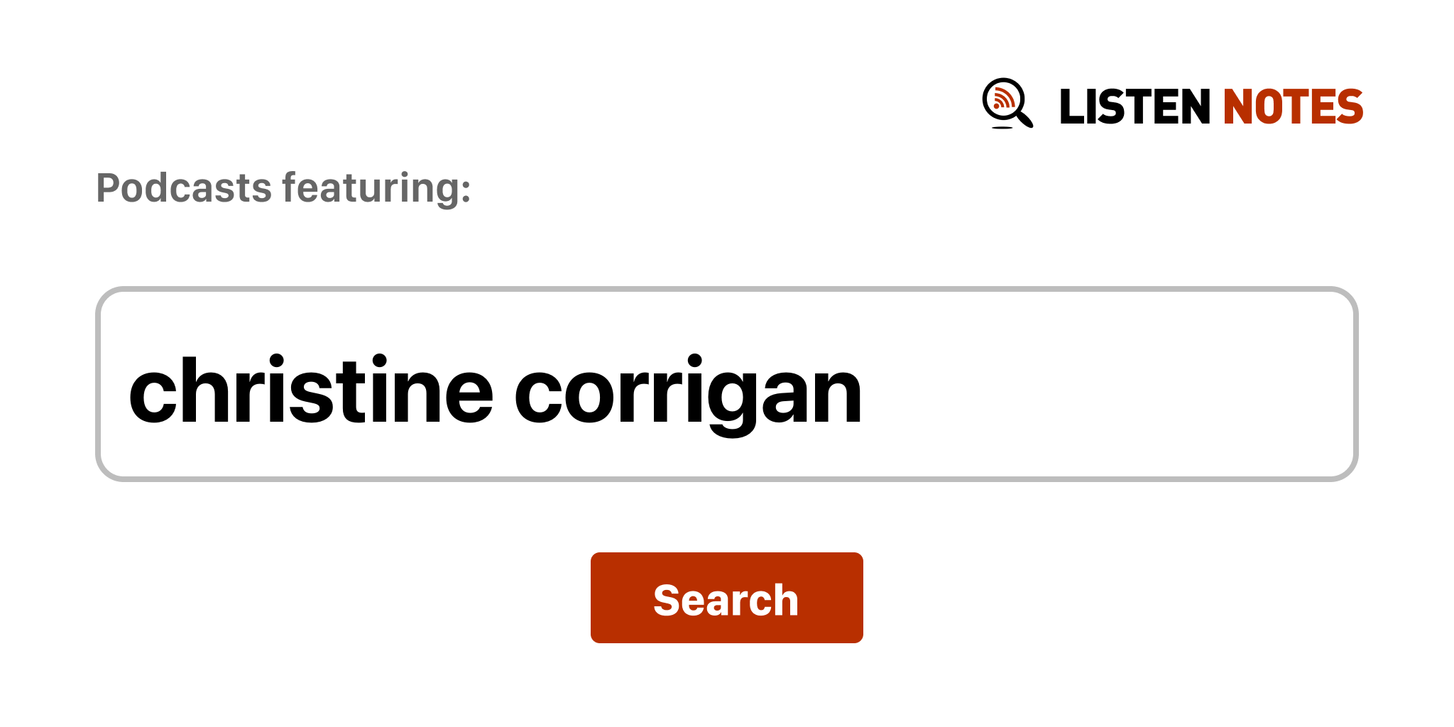 Christine Corrigan - Top-Podcast-Folgen