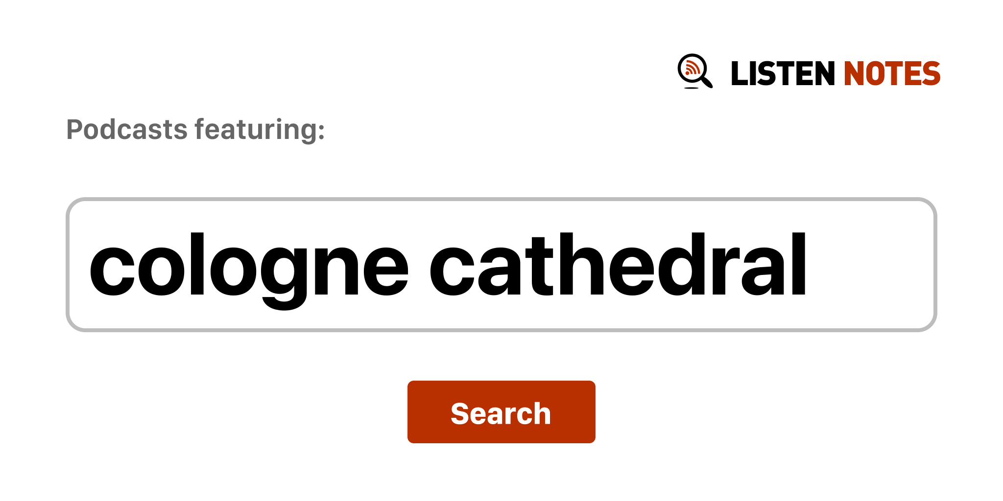 Cologne Cathedral - Top podcast episodes