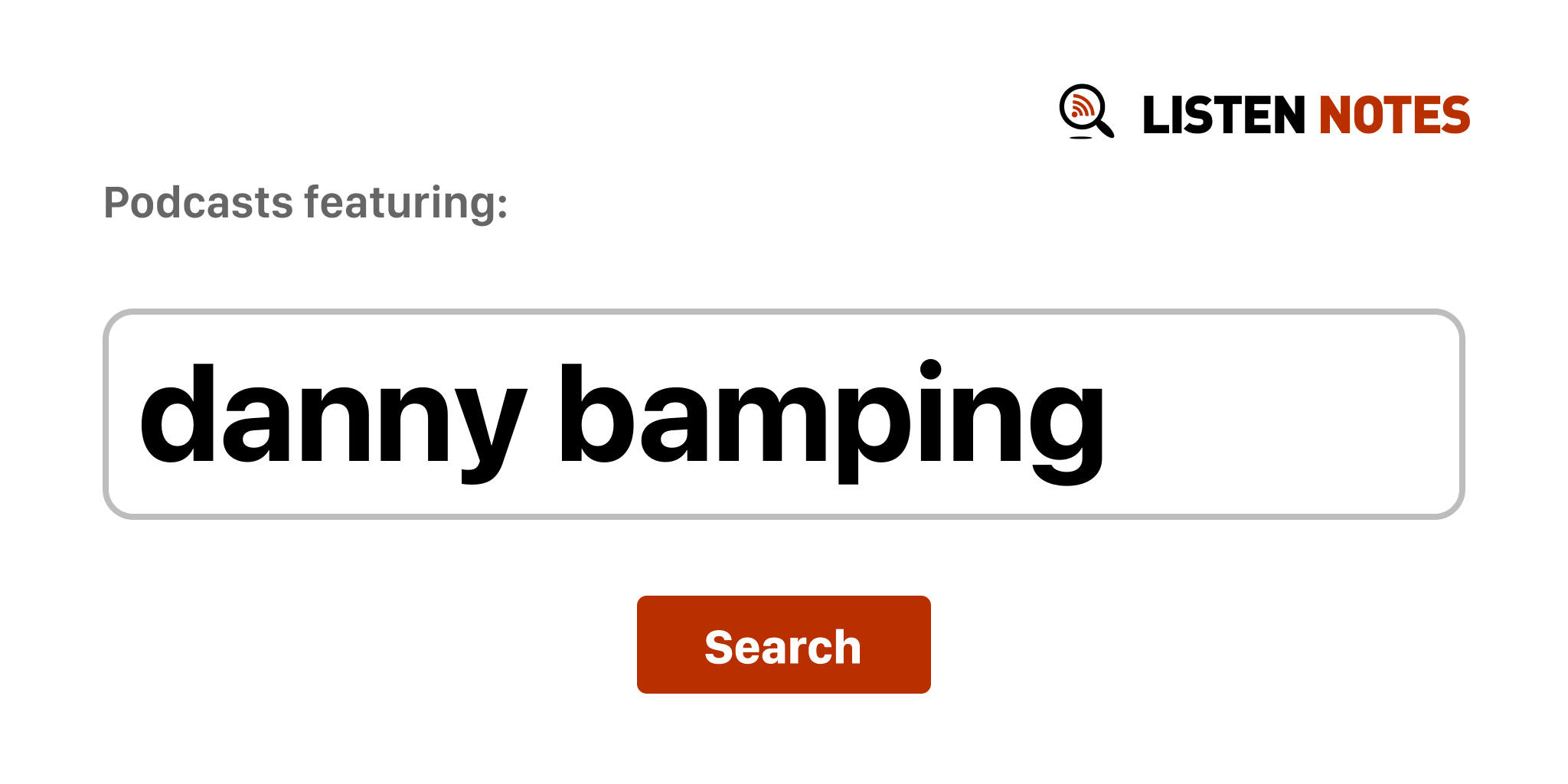 Danny Bamping - Principales episodios de podcast