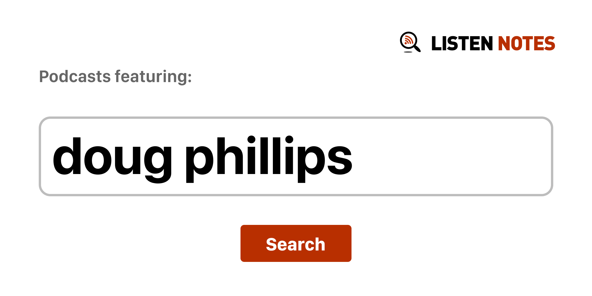 Doug Phillips - Top podcast episodes