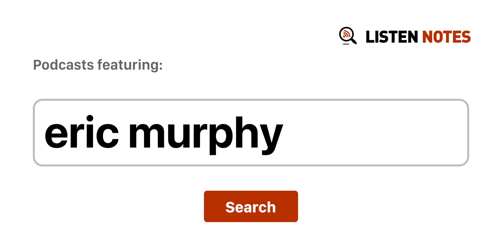 Eric Murphy - 最佳播客单集