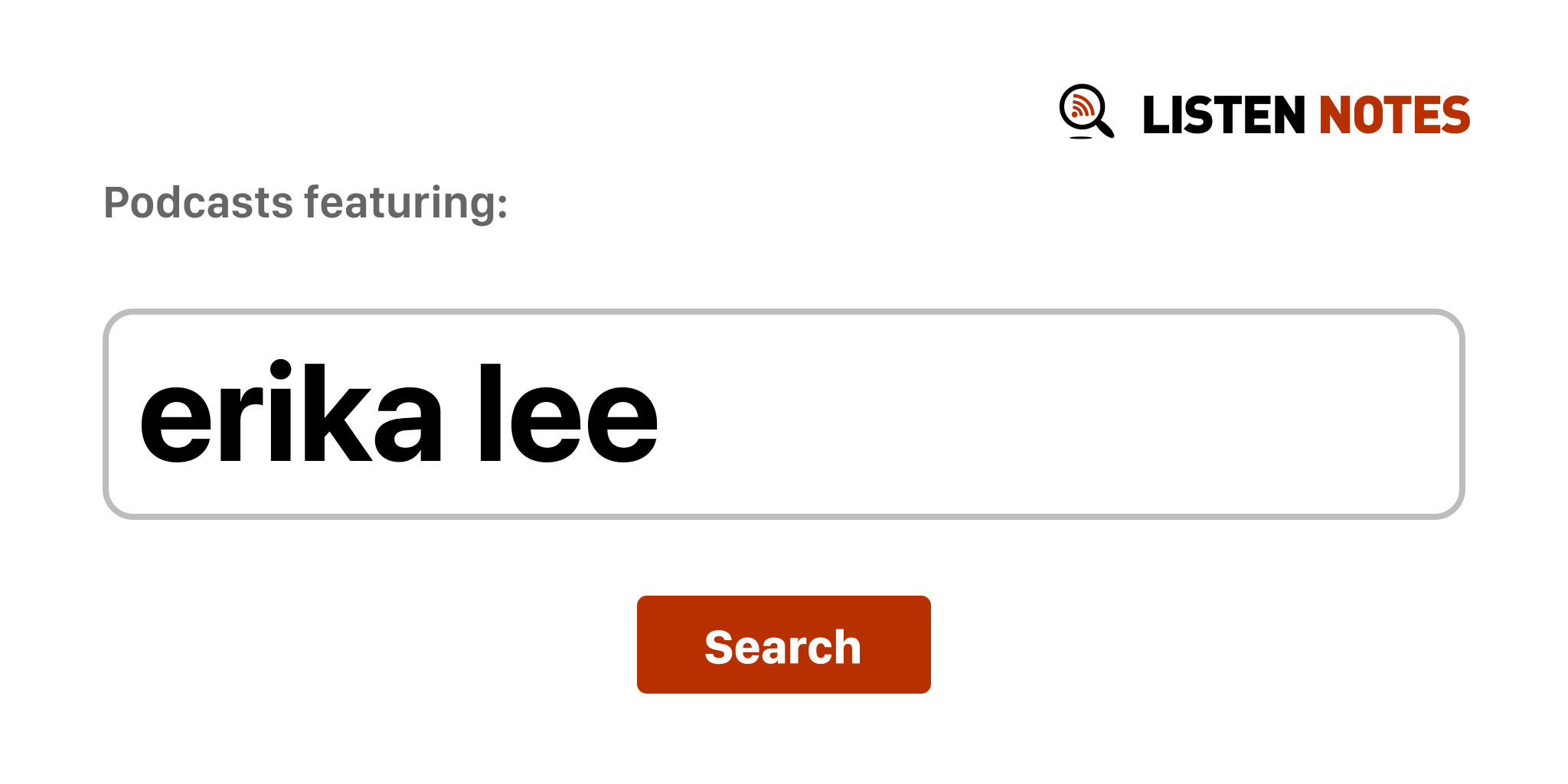 Erika Lee - Top podcast episodes