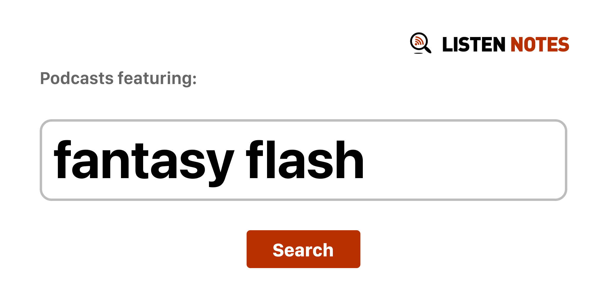 Fantasy Flash - Top podcast episodes