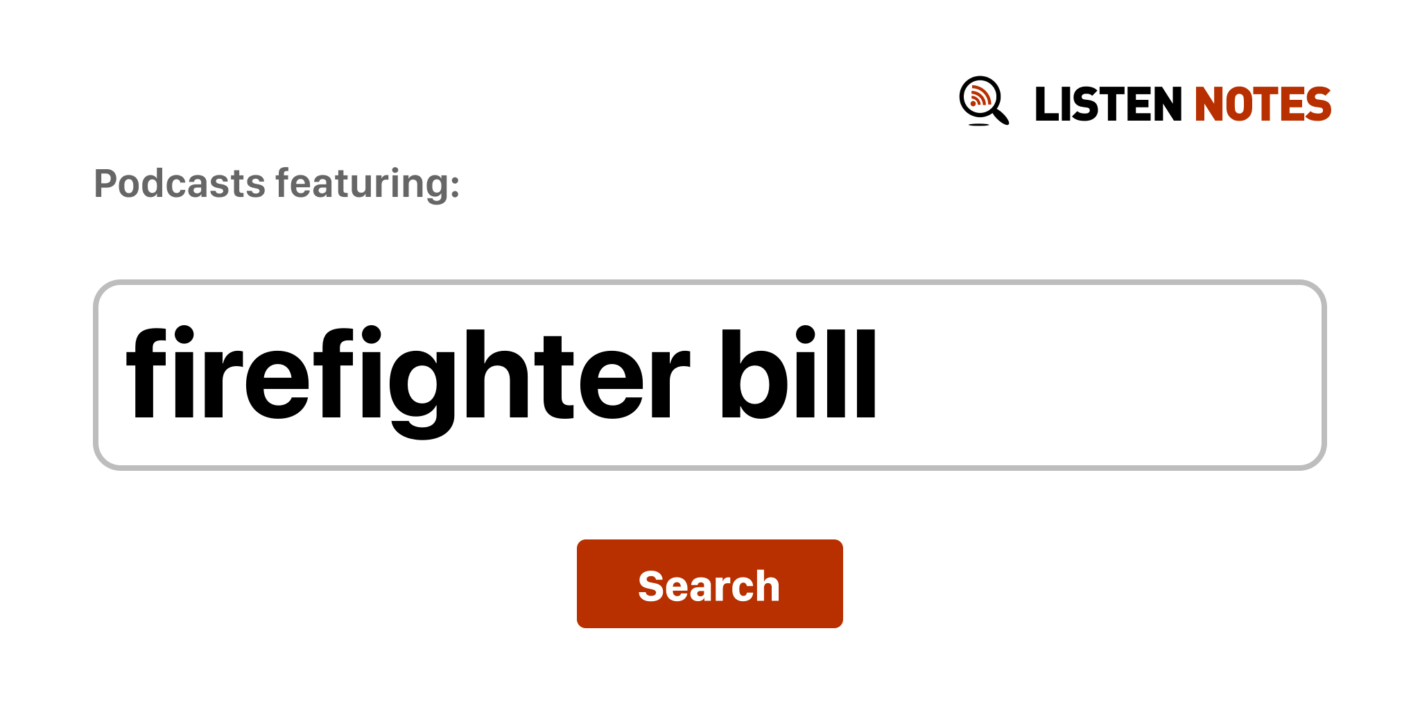 Firefighter Bill - Top podcast episodes