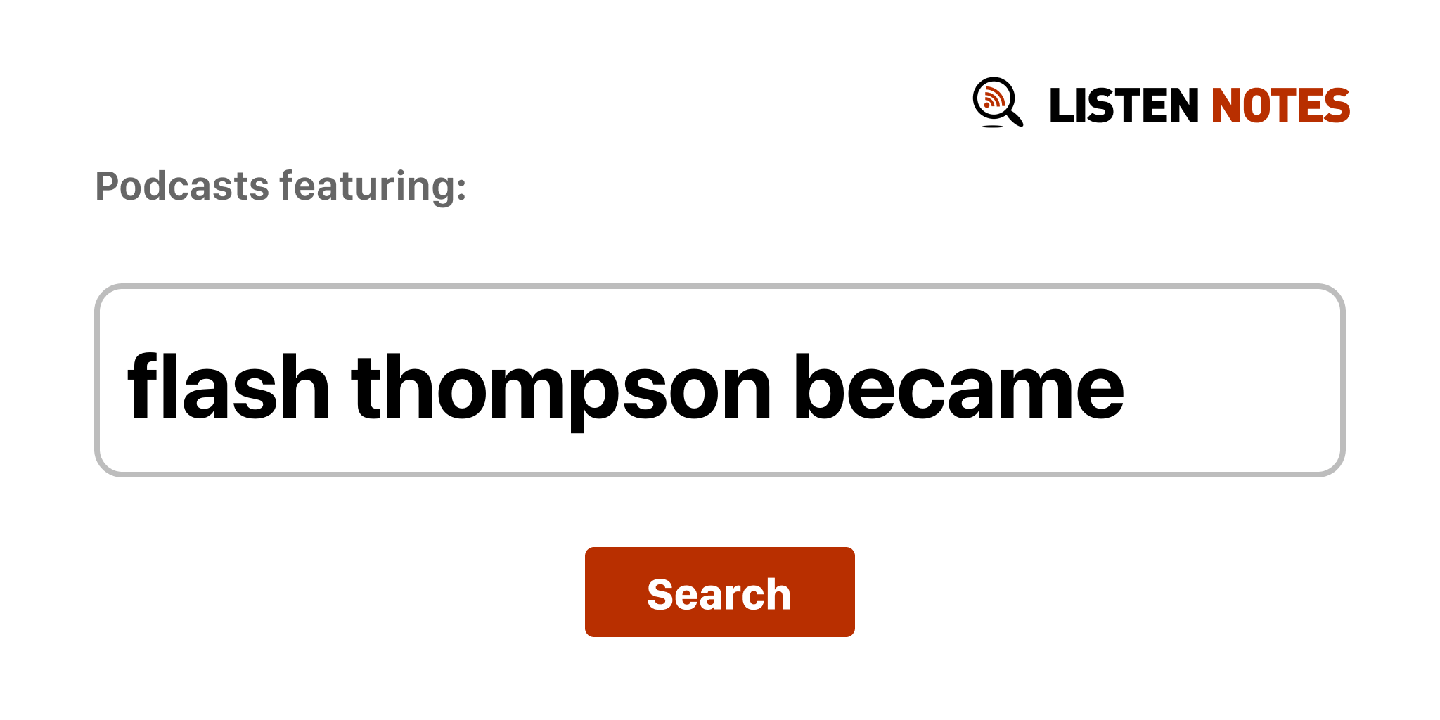 Flash Thompson Became - Principales episodios de podcast
