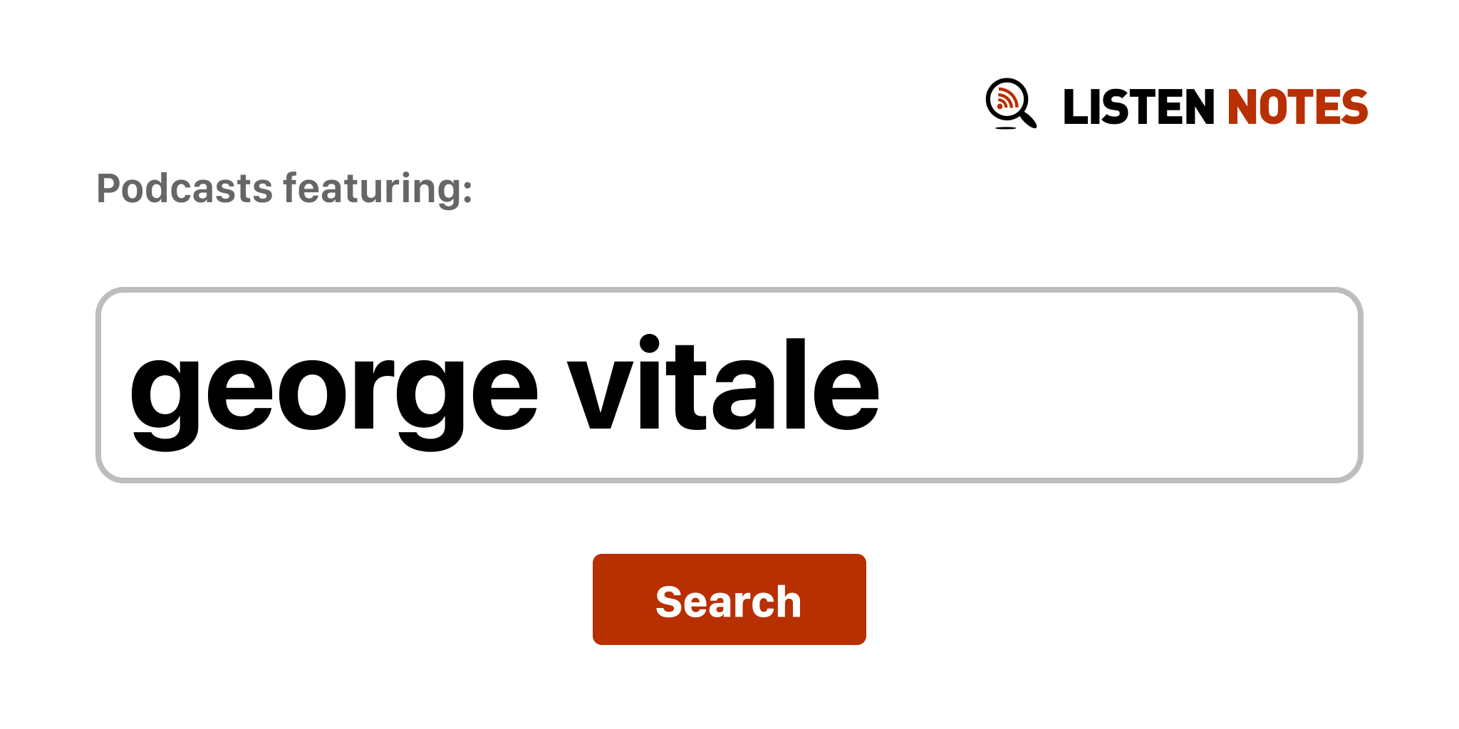 George Vitale - Top podcast-episoder