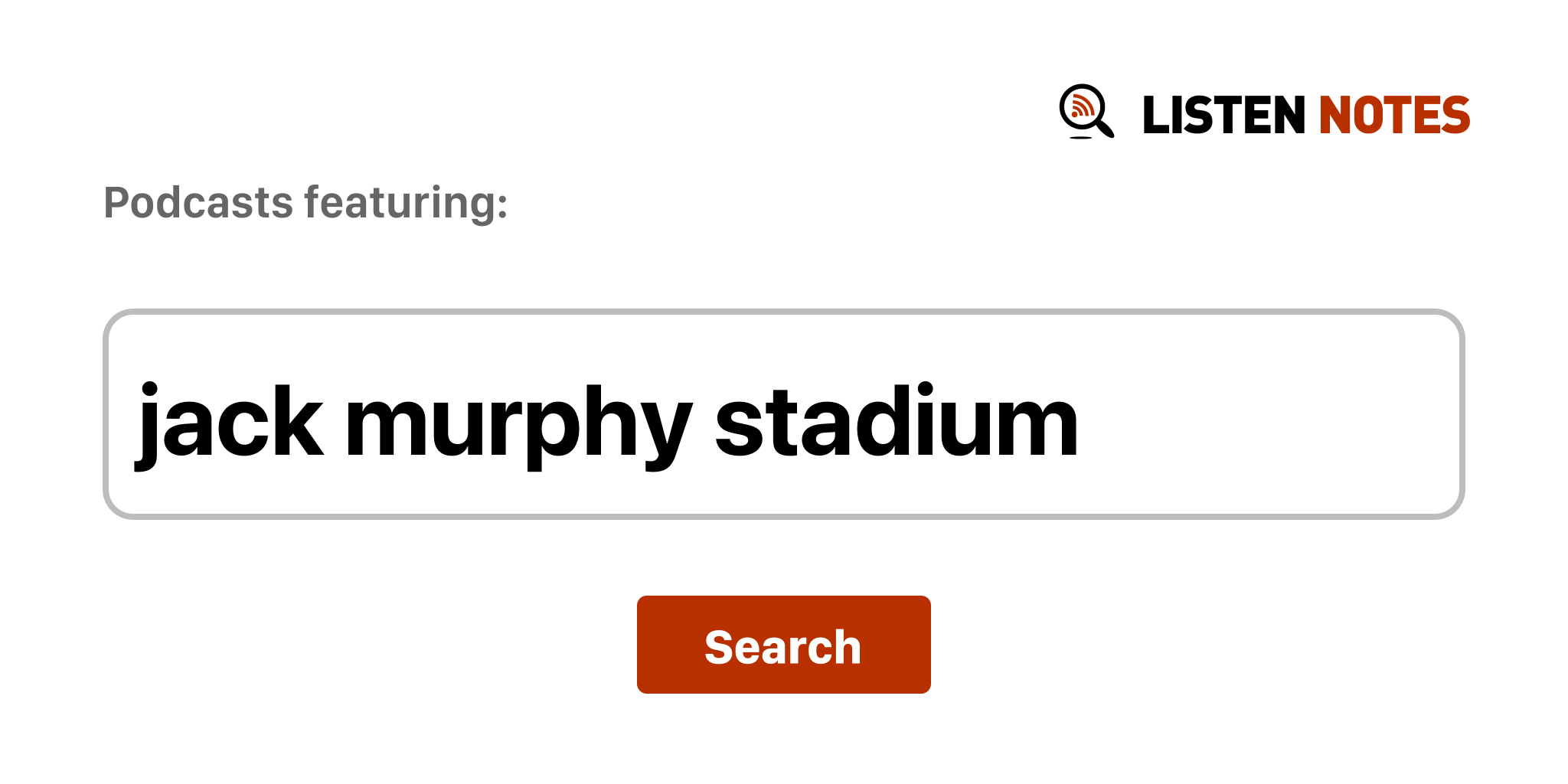 Jack Murphy Stadium - Top podcast episodes