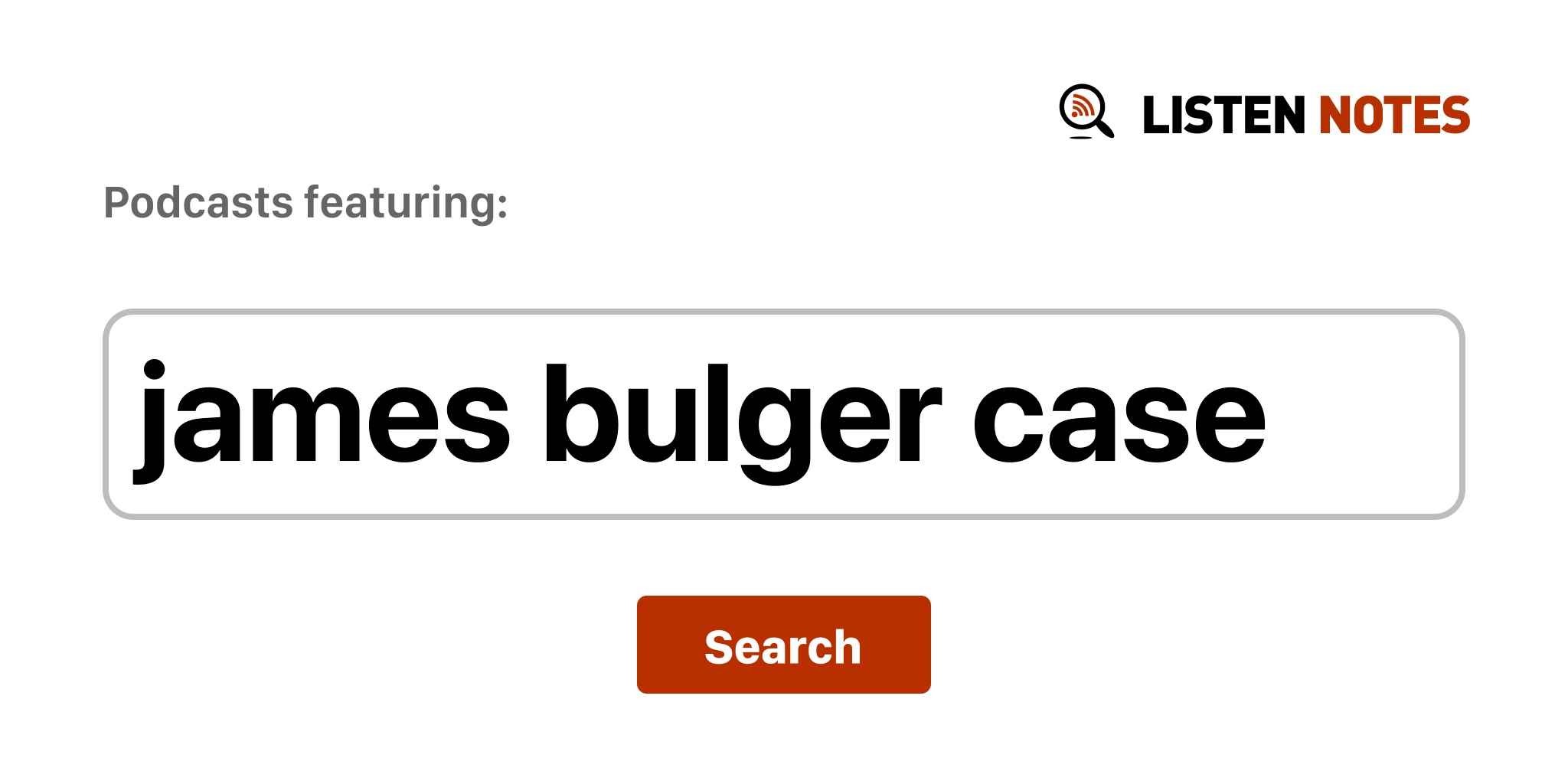 James Bulger Case - Top podcast episodes