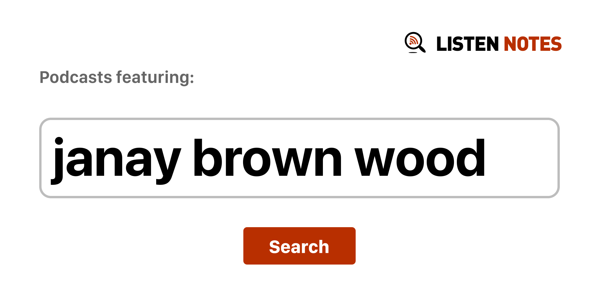 Janay Brown Wood - Najpopularniejsze odcinki podcastów