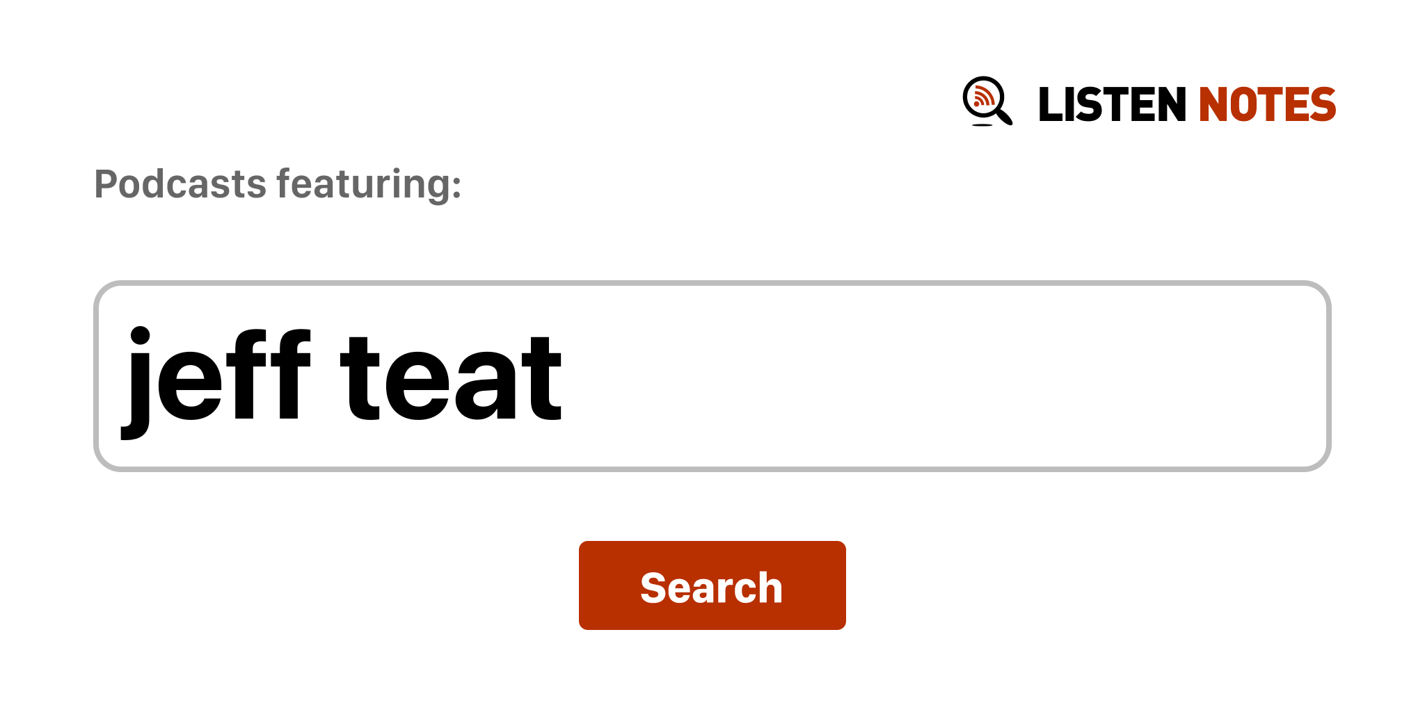 Jeff Teat - 最佳播客单集