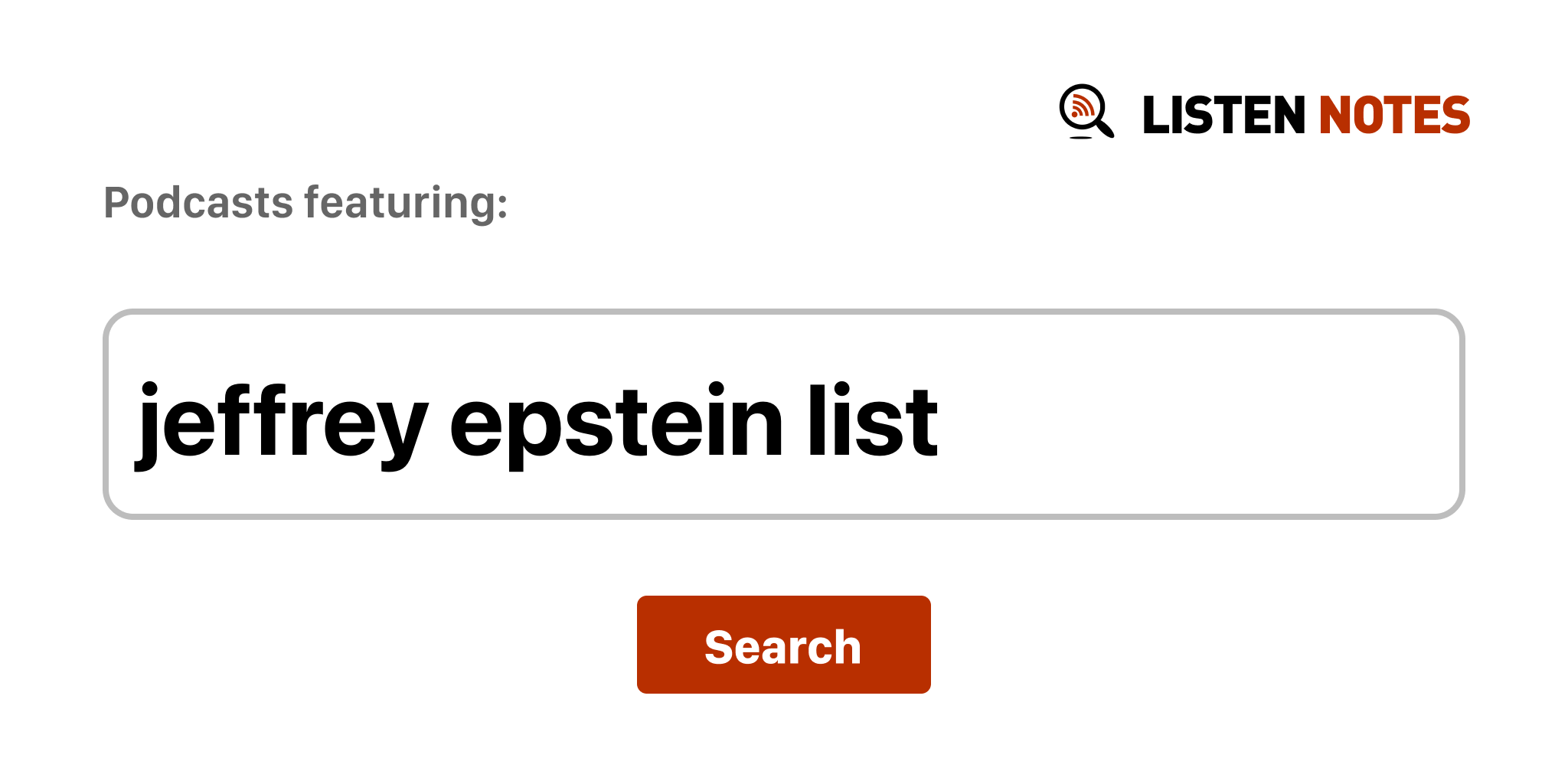 Jeffrey Epstein List - Meilleurs épisodes de podcast