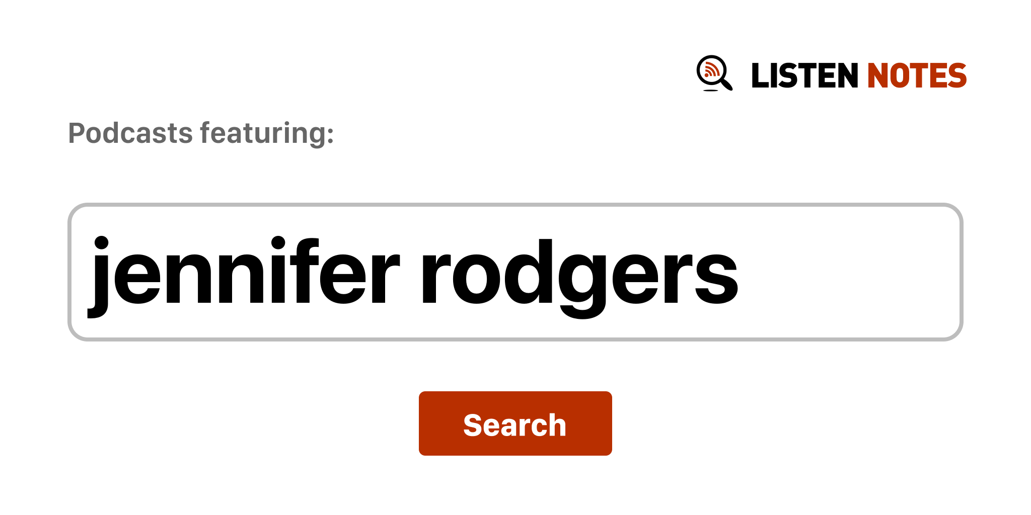 Jennifer Rodgers - Топ подкаст епизоди