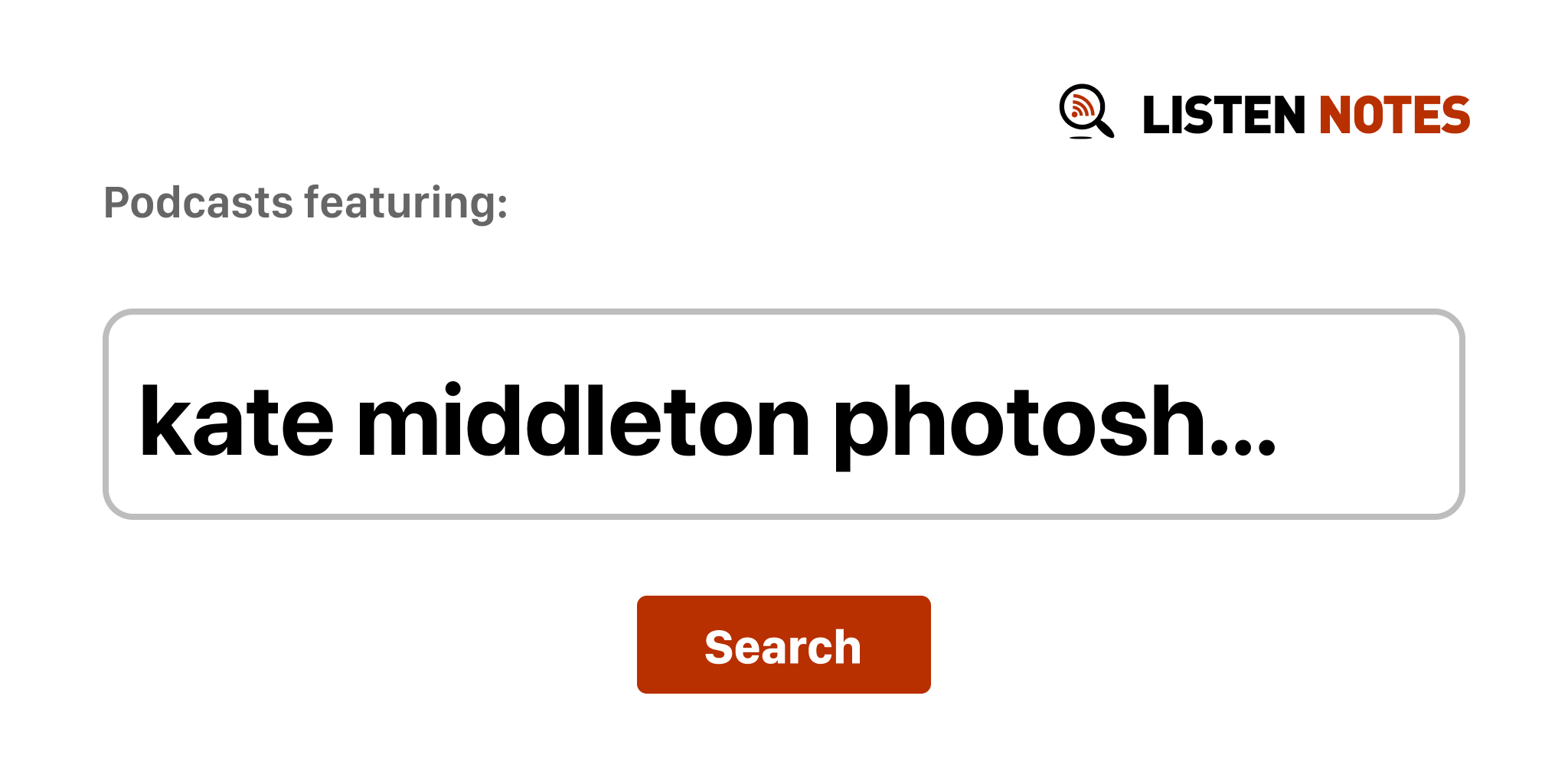 Kate Middleton Photoshop - 最佳 podcast 單集