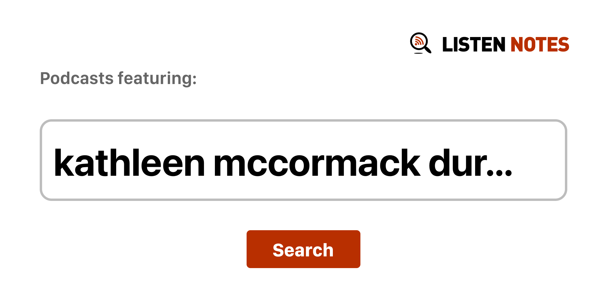 Kathleen Mccormack Durst - Топ подкаст епизоди