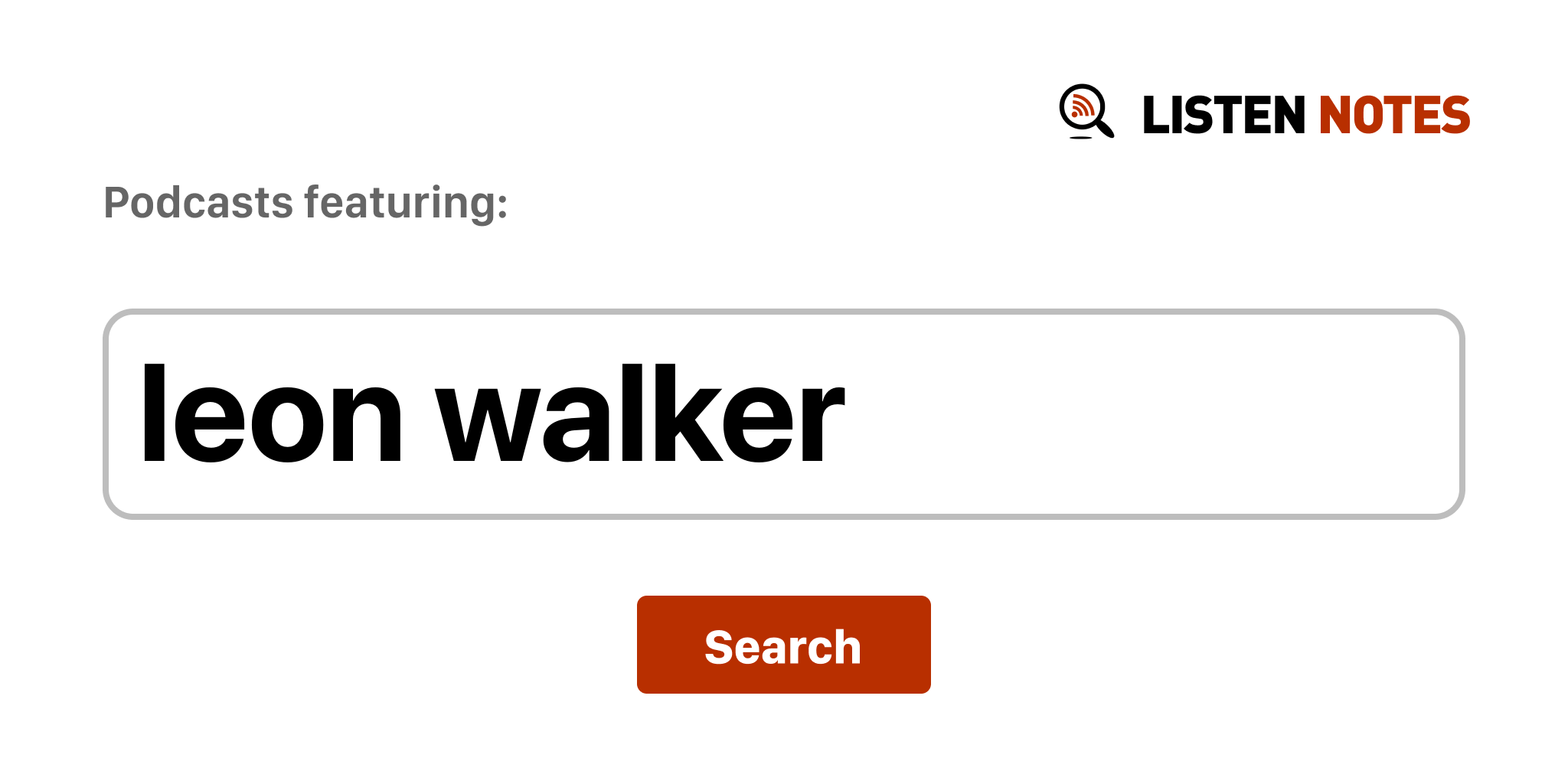 Leon Walker - Top podcast-episoder