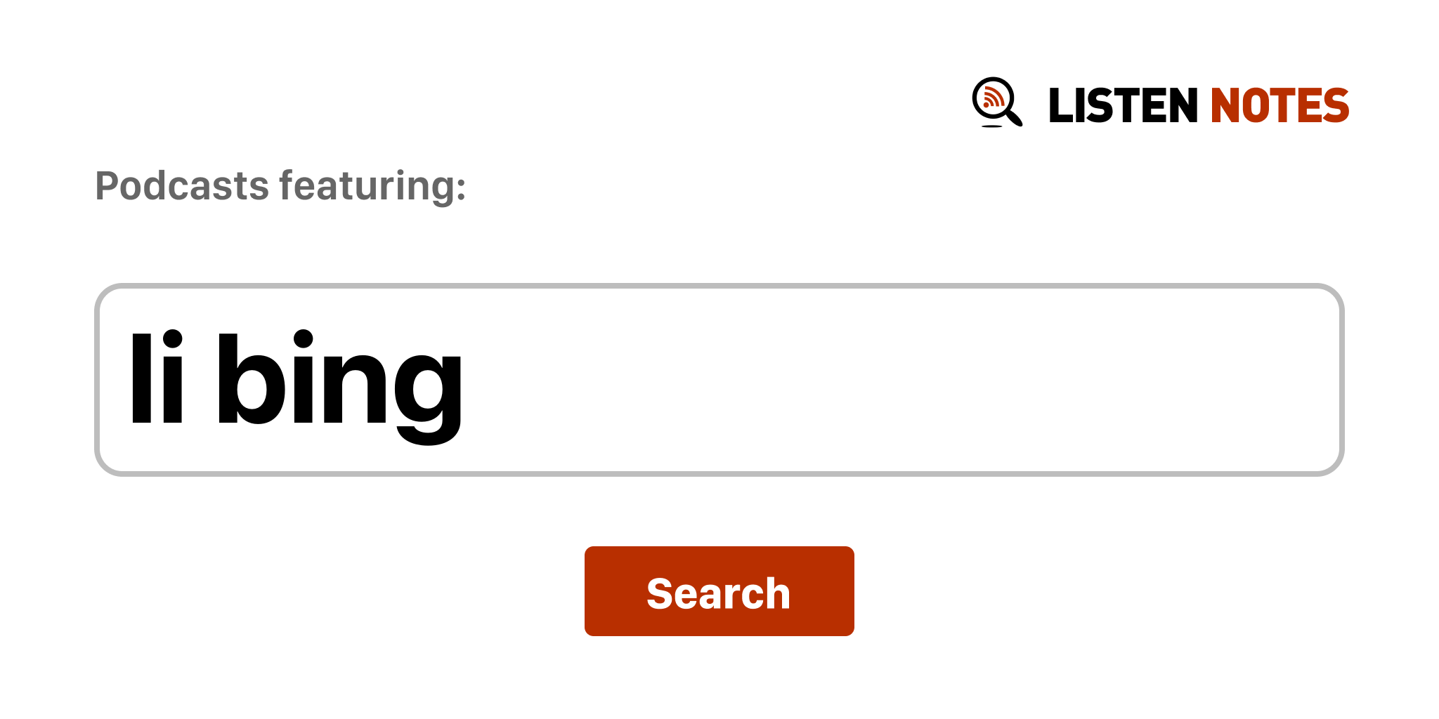 Li Bing - Top-Podcast-Folgen