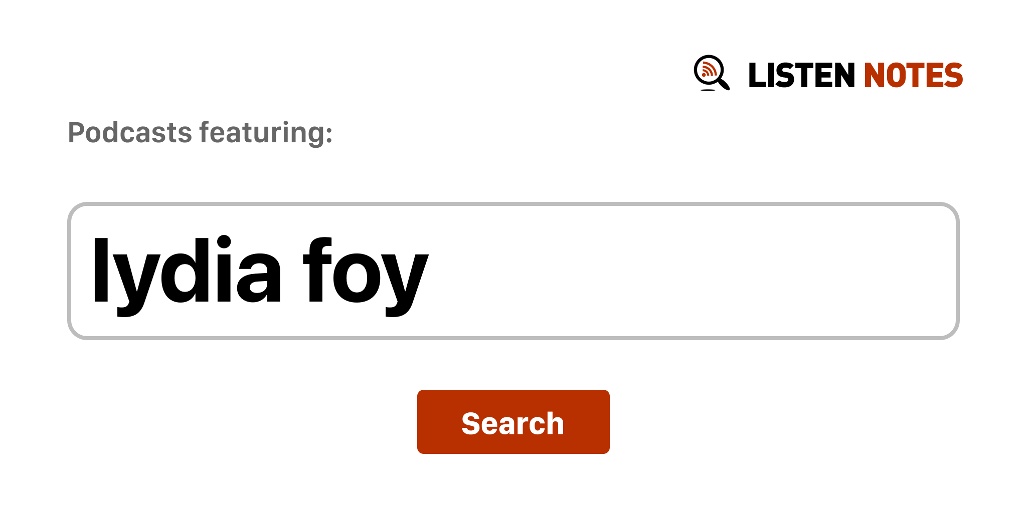 Lydia Foy - Top-Podcast-Folgen